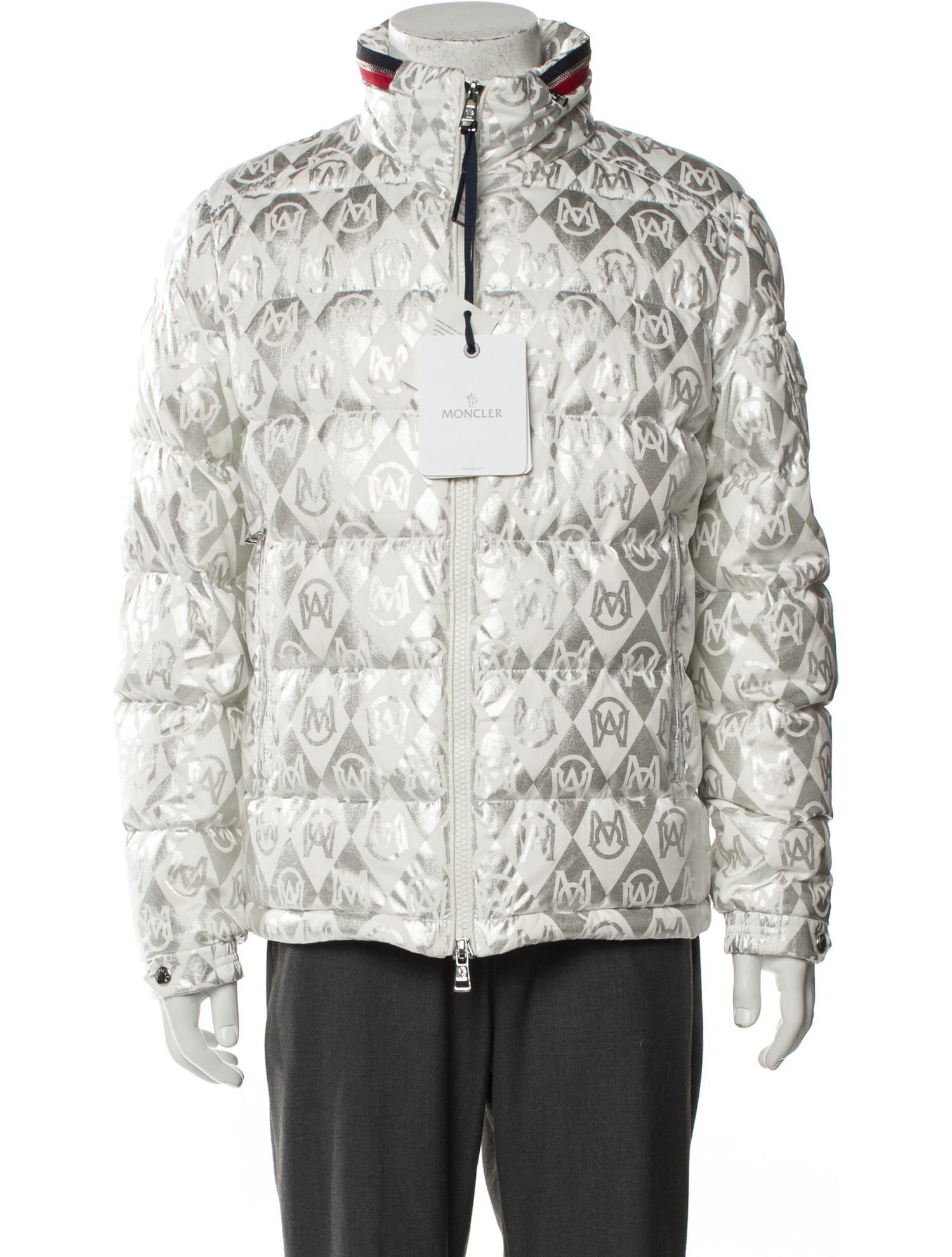 Moncler Printed Windbreaker - Metallic Outerwear, Clothing - MOC122280 ...