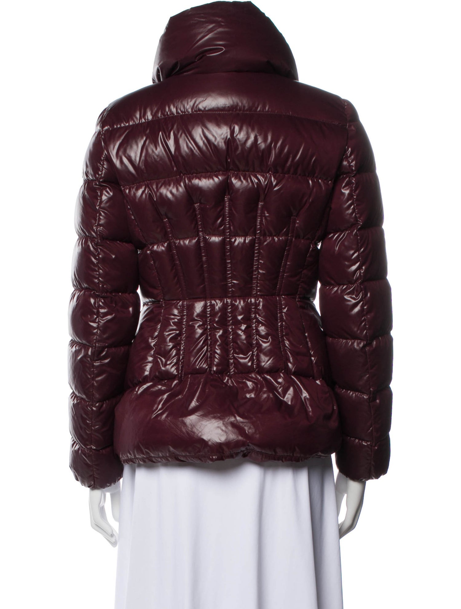 Moncler Down Jacket - Burgundy Jackets, Clothing - MOC122551 | The RealReal