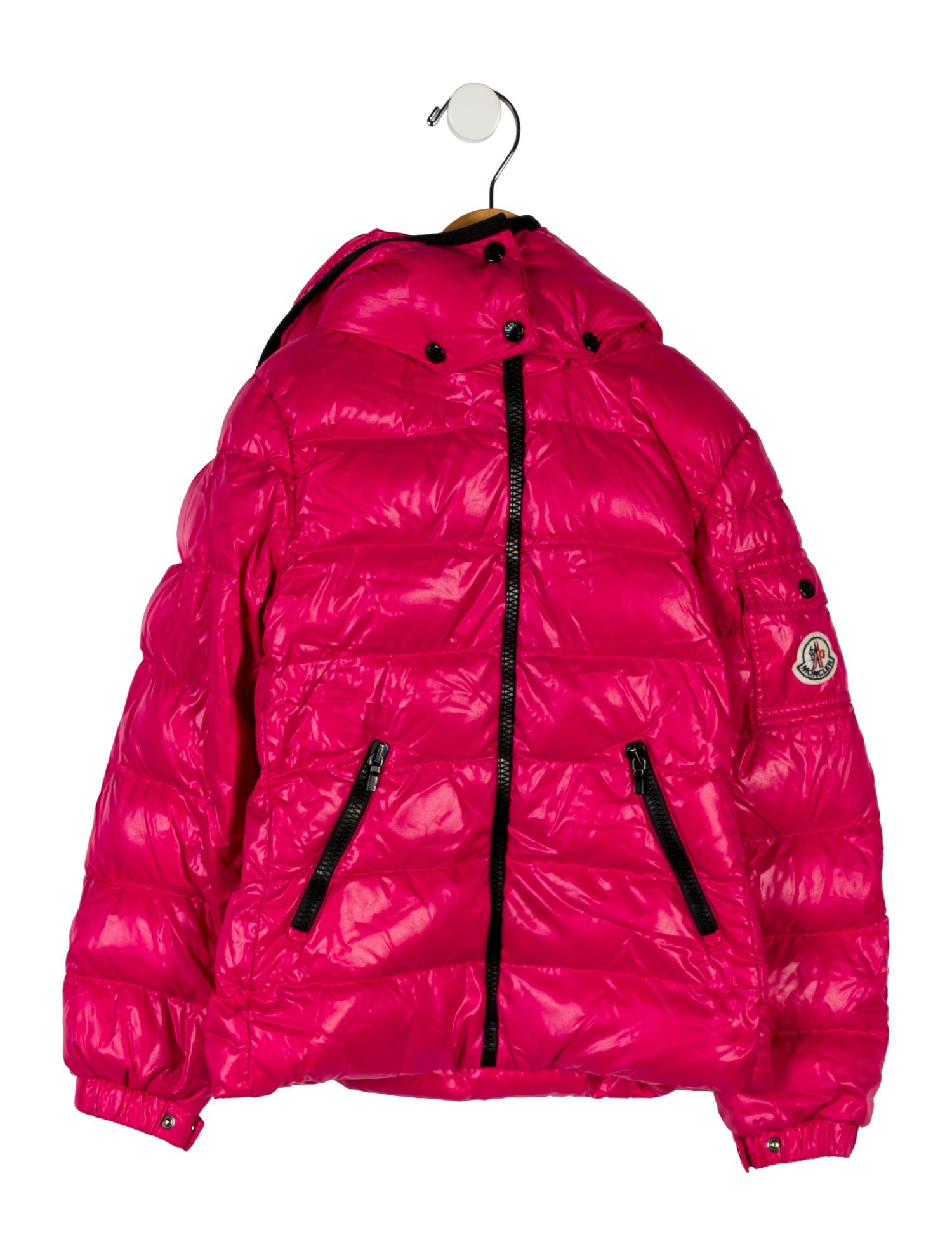 Moncler Girls' Down Puffer Jacket - Pink Sizes 7-16, Girls - MOC122934 ...