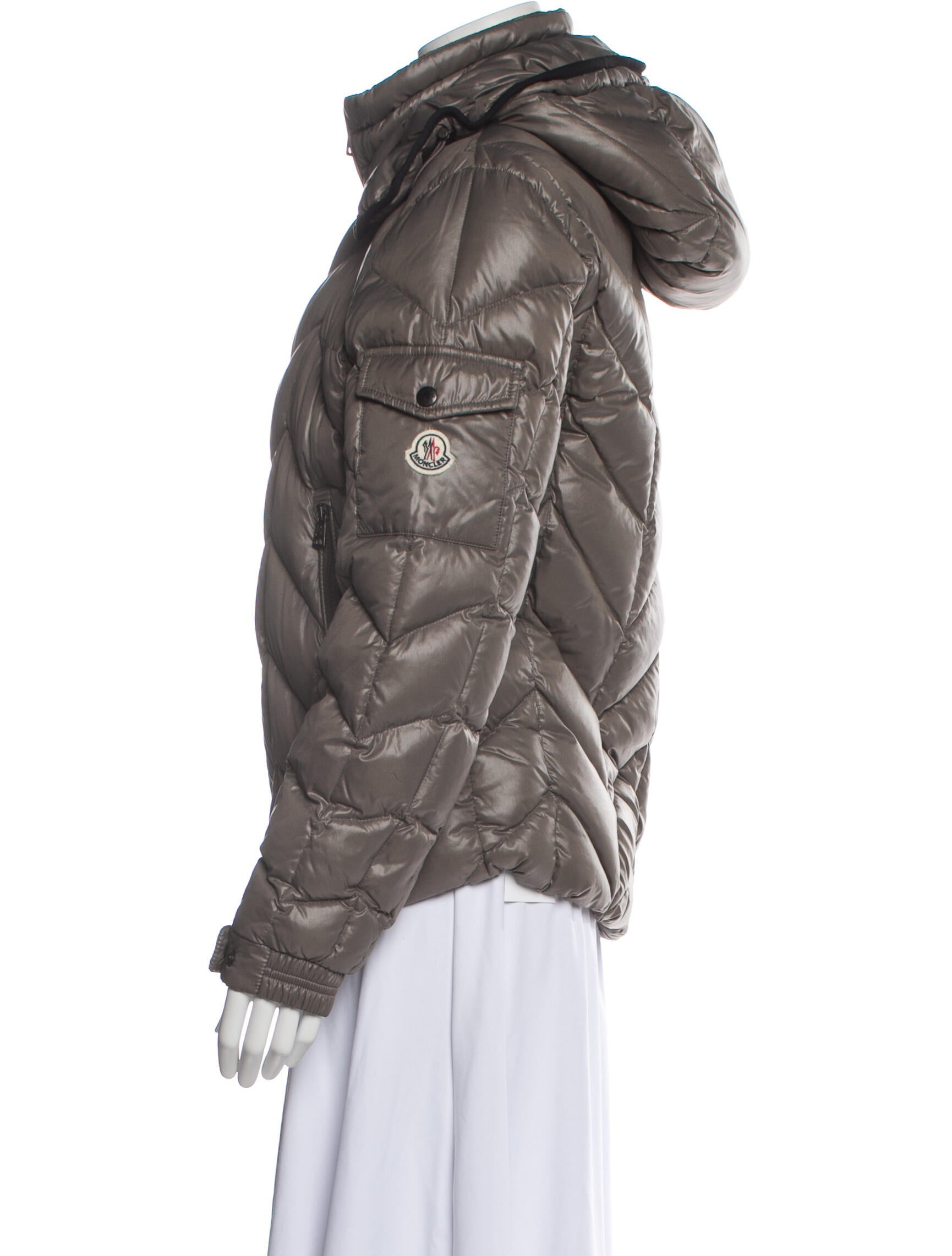 Moncler Down Jacket - Neutrals Jackets, Clothing - MOC122367 | The RealReal