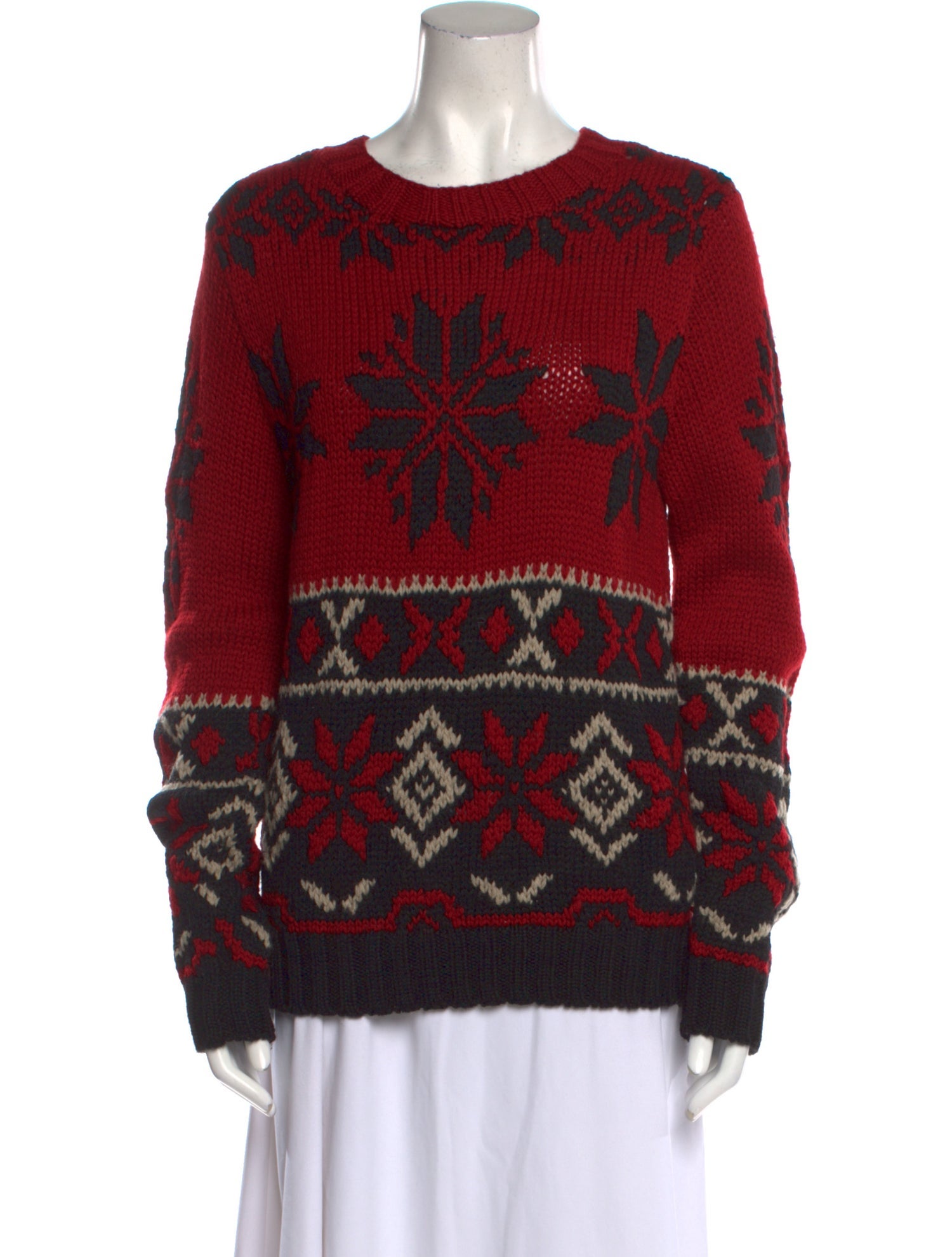 RHODE Patterned V-Neck Sweater - Black Knitwear, Clothing - WRHOS34361 ...