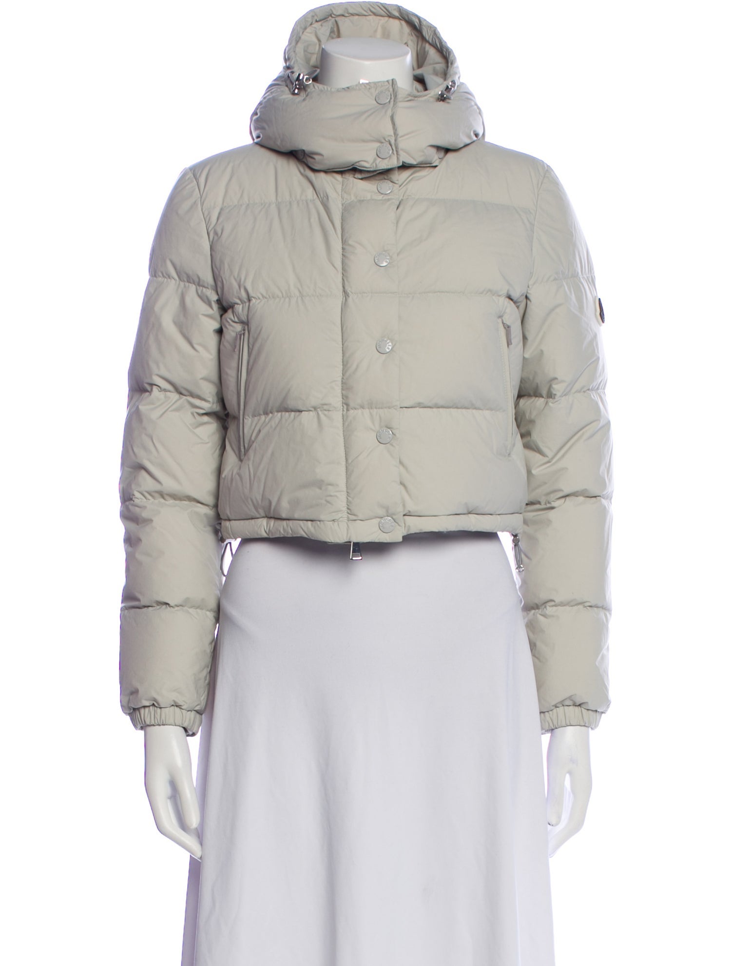 Moncler Down Jacket - Grey Jackets, Clothing - MOC125930 | The RealReal