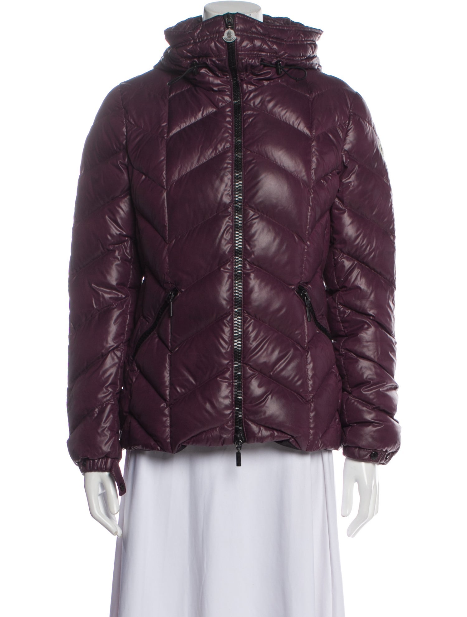 Moncler Down Coat - Purple Coats, Clothing - MOC126084 | The RealReal
