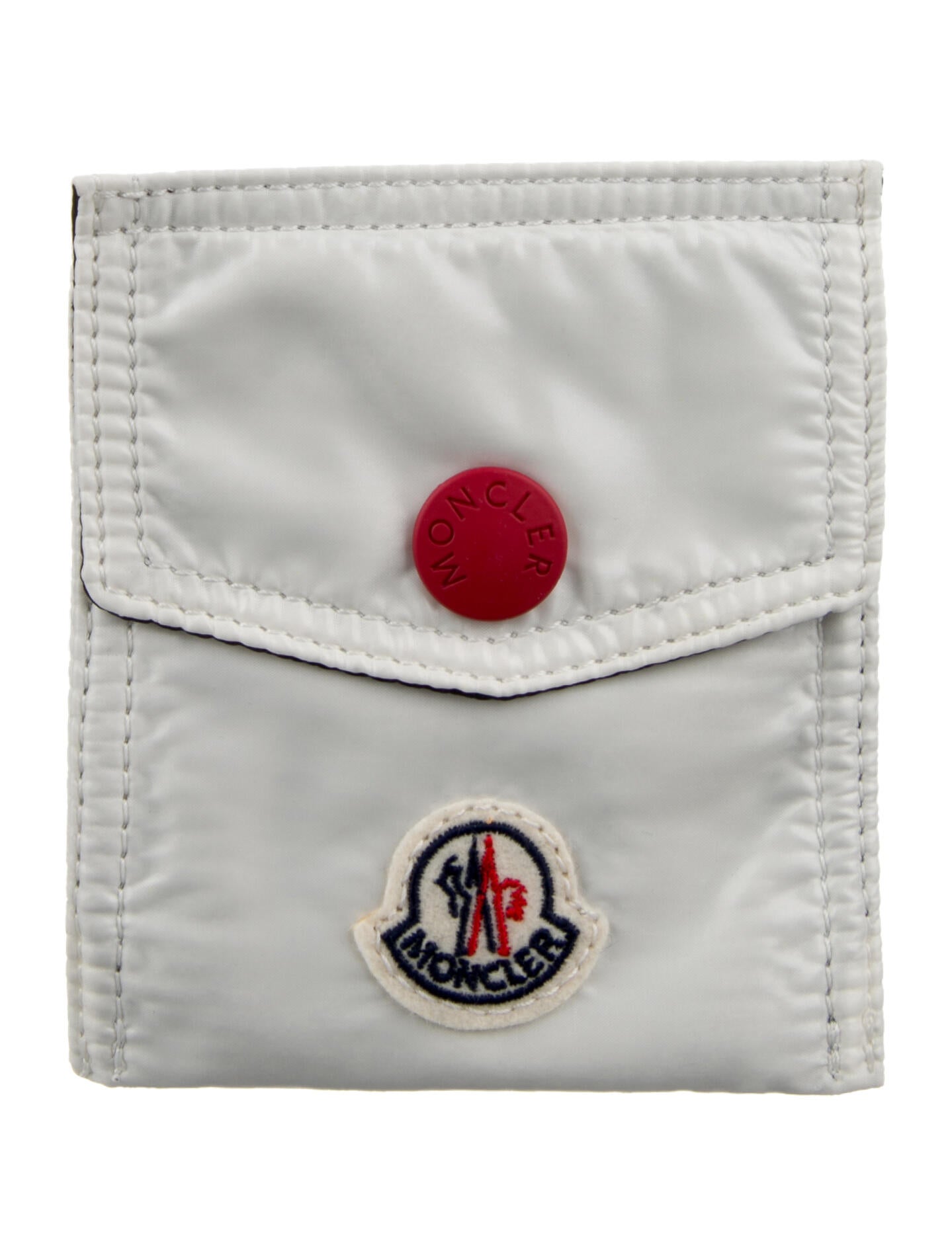 Moncler Nylon Pouch w/ Tags - White Wallets, Accessories - MOC131788 ...