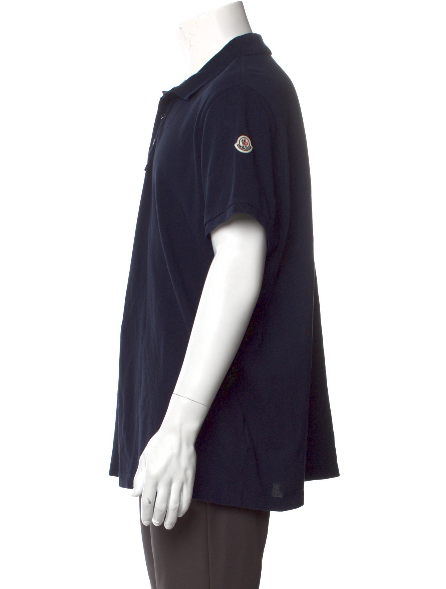 Versace Collar Short Sleeve Polo Shirt w/ Tags - Blue Polos, Clothing ...