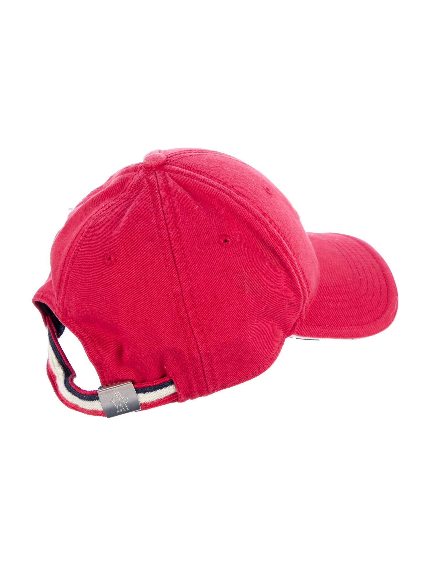 Moncler Logo Embroidered Baseball Cap - Red Hats, Accessories ...
