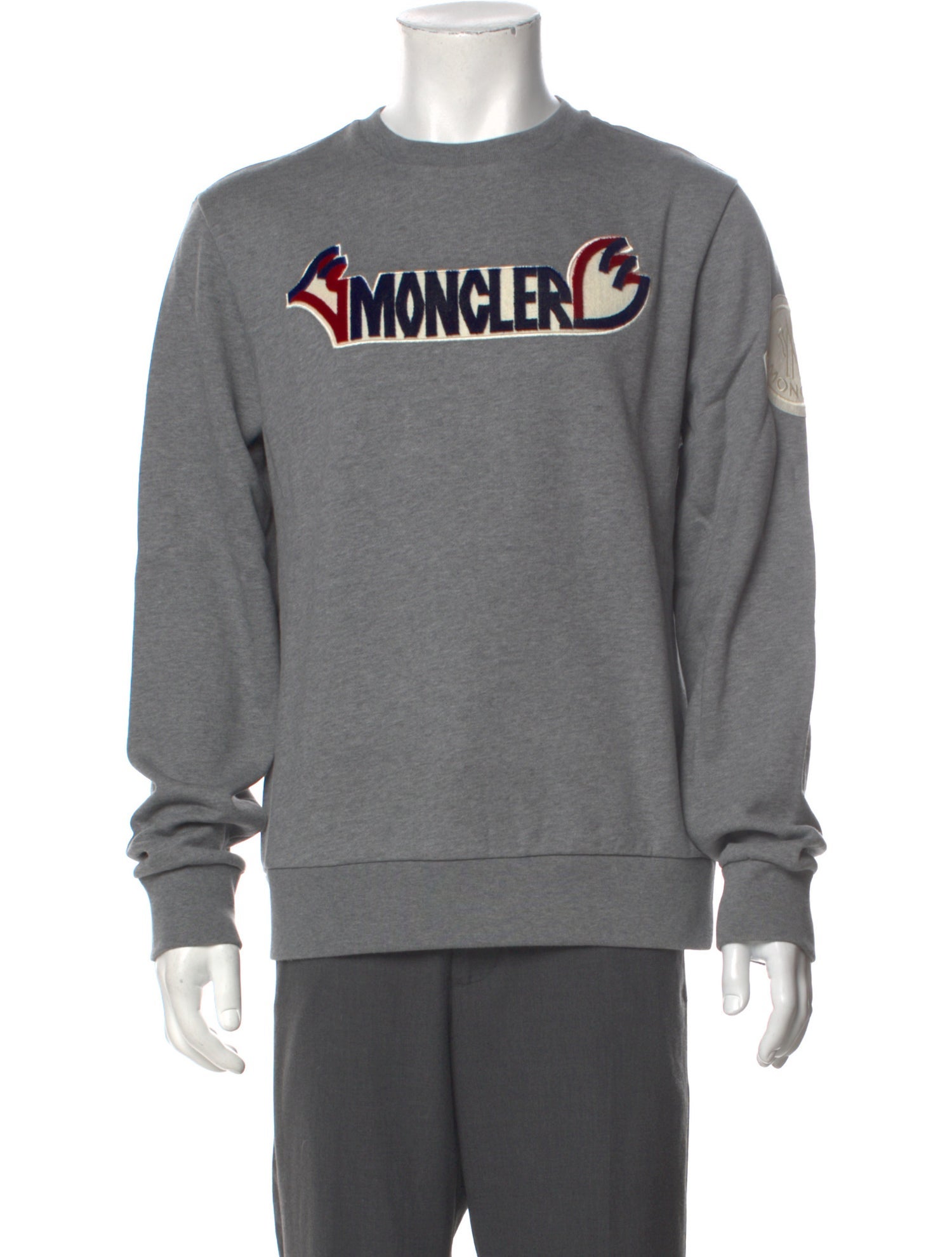Moncler Genius 2018 Graphic Print Sweatshirt w/ Tags - Grey Sweatshirts ...