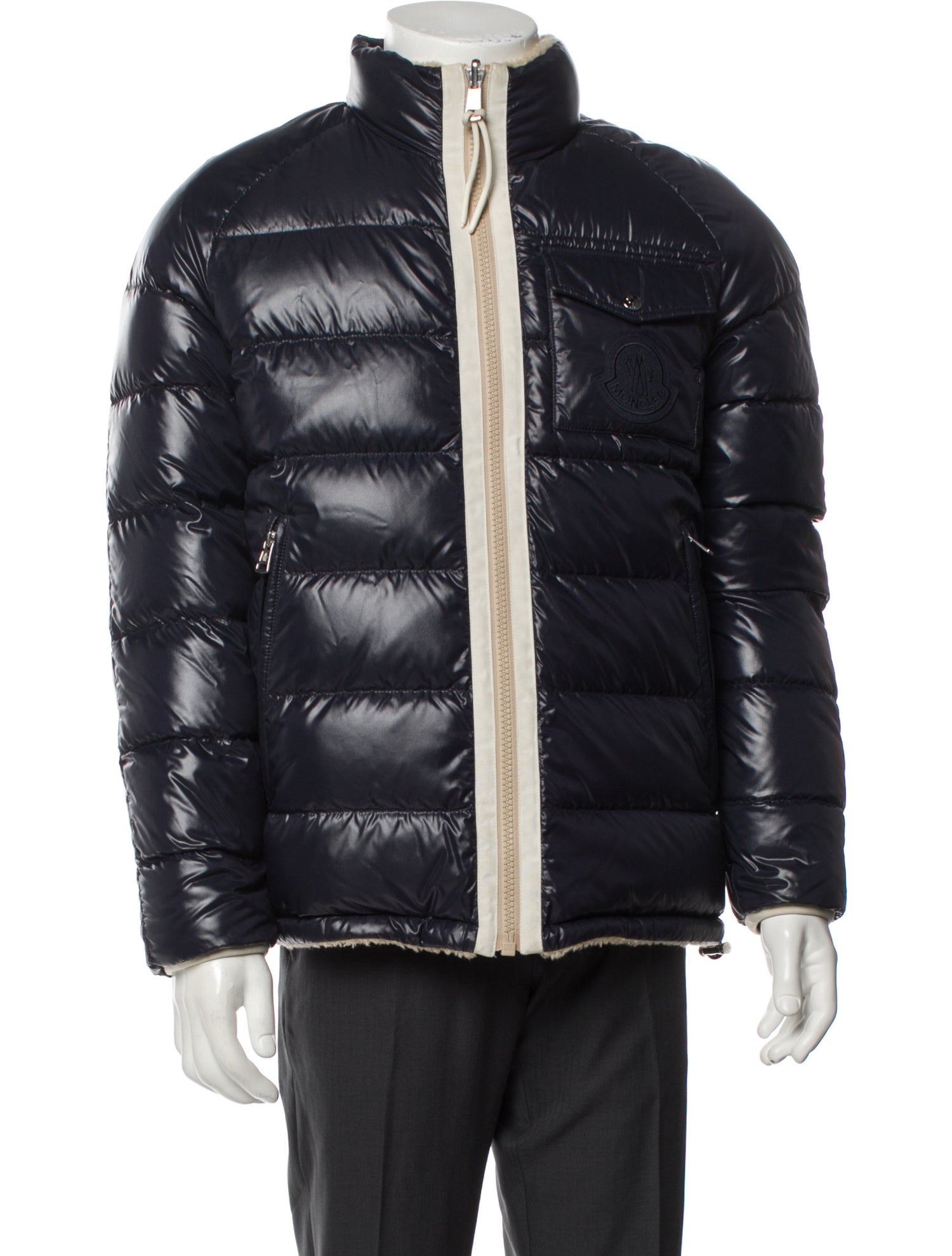 Moncler Puffer Coat - Blue Outerwear, Clothing - MOC143228 | The RealReal