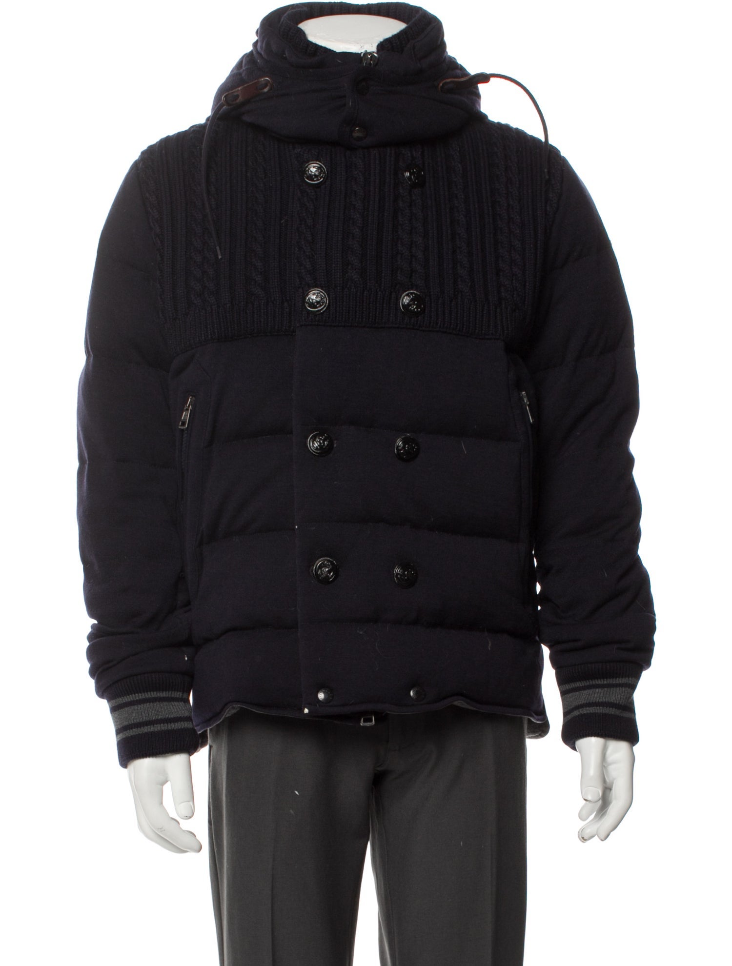 Moncler Puffer Coat - Blue Outerwear, Clothing - MOC145297 | The RealReal
