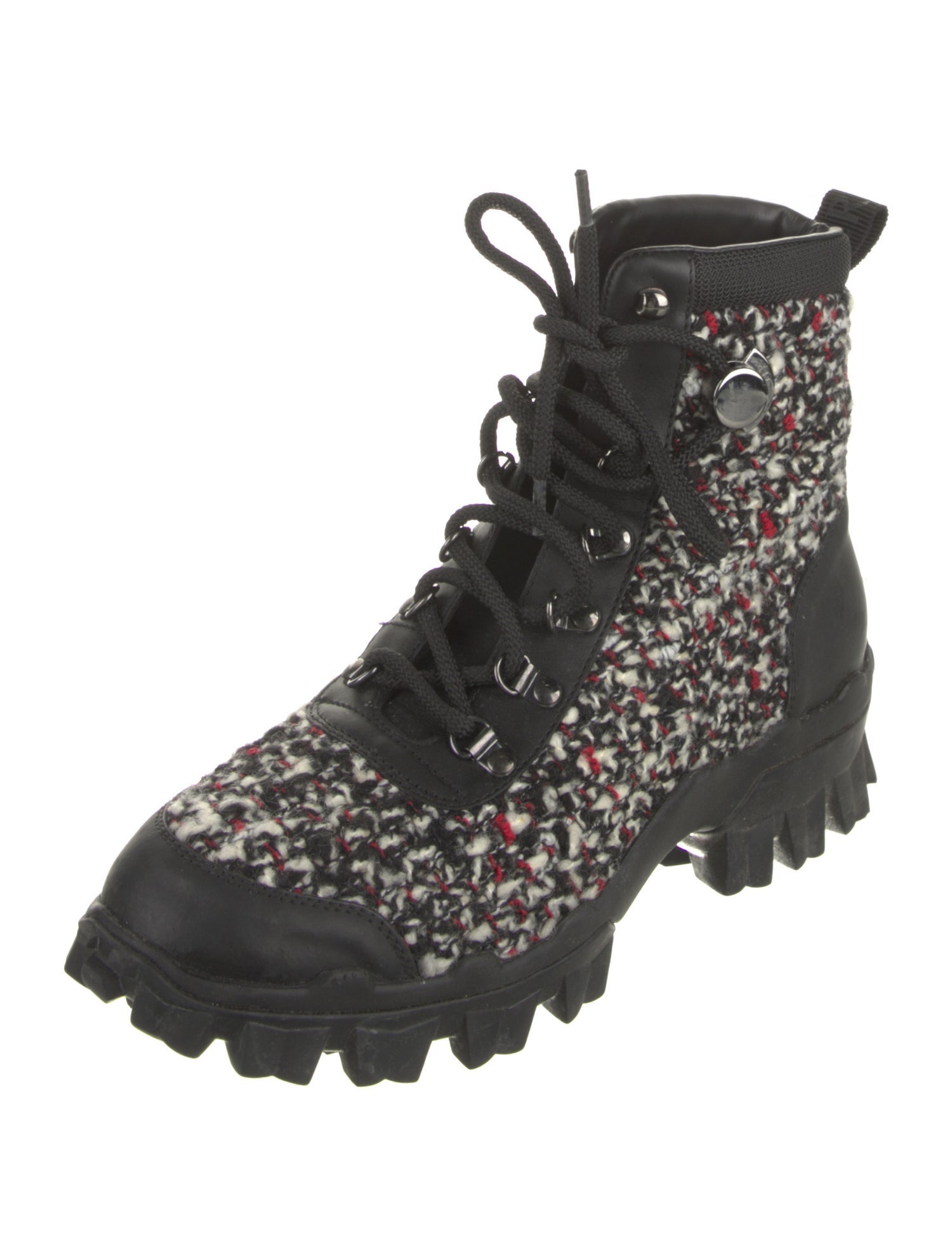 Moncler patent leather combat boots store