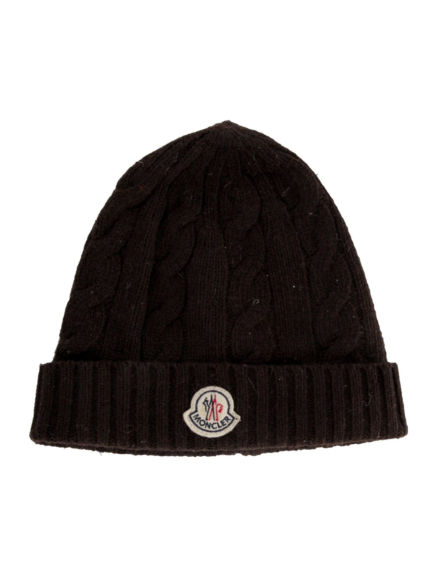 Moncler Knit Beanie - Brown Hats, Accessories - MOC146927 | The RealReal