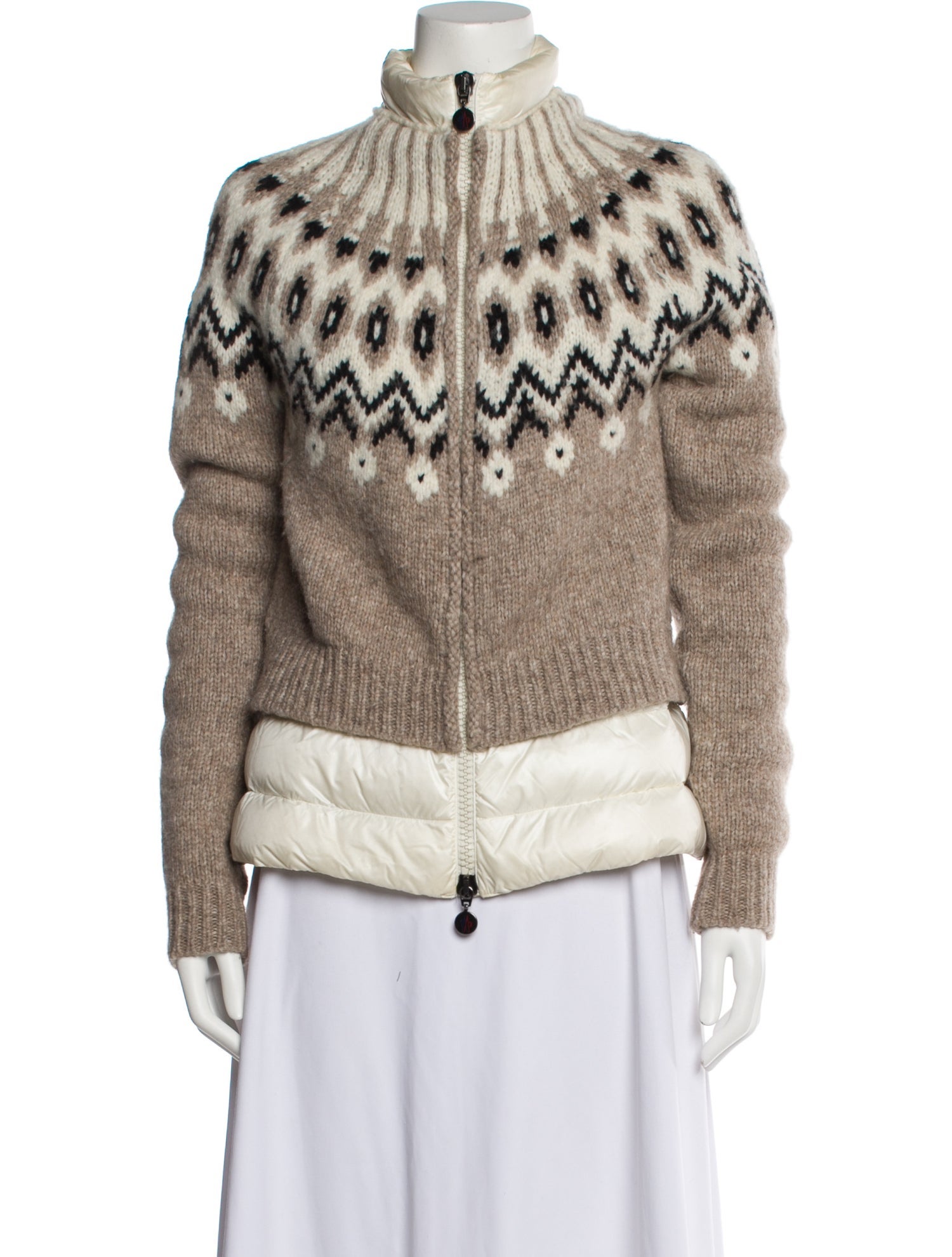 Moncler Graphic Print Jacket - Brown Jackets, Clothing - MOC150084 ...