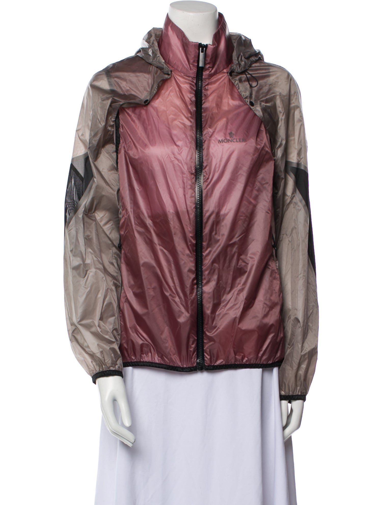 Moncler Colorblock Pattern Jacket - Grey Jackets, Clothing - MOC151270 ...
