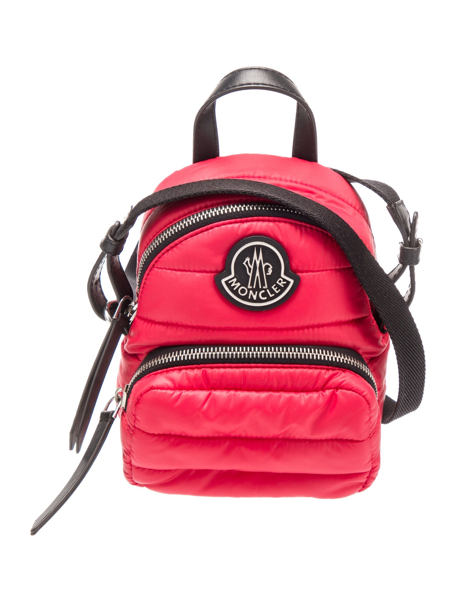 Moncler Quilted Backpack - Red Crossbody Bags, Handbags - MOC152601 ...