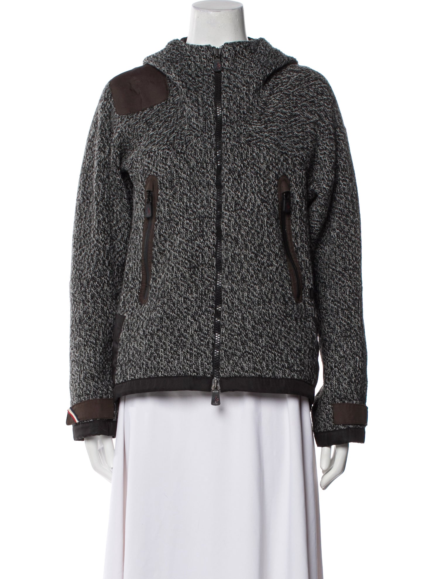 Moncler Tweed Tweed Pattern Evening Jacket - Jackets, Clothing ...