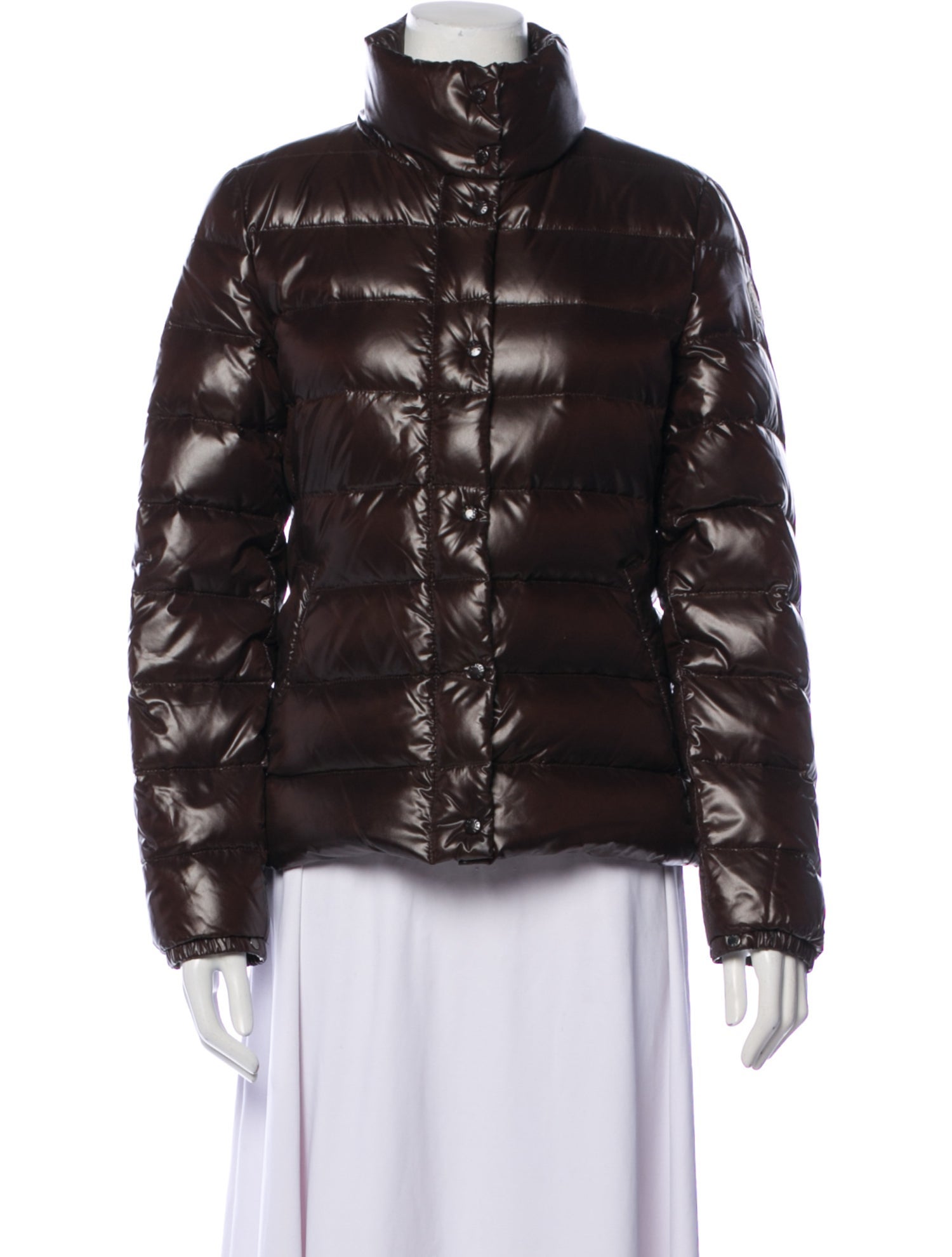 Moncler Nylon Jacket - Brown Jackets, Clothing - MOC156608 | The RealReal