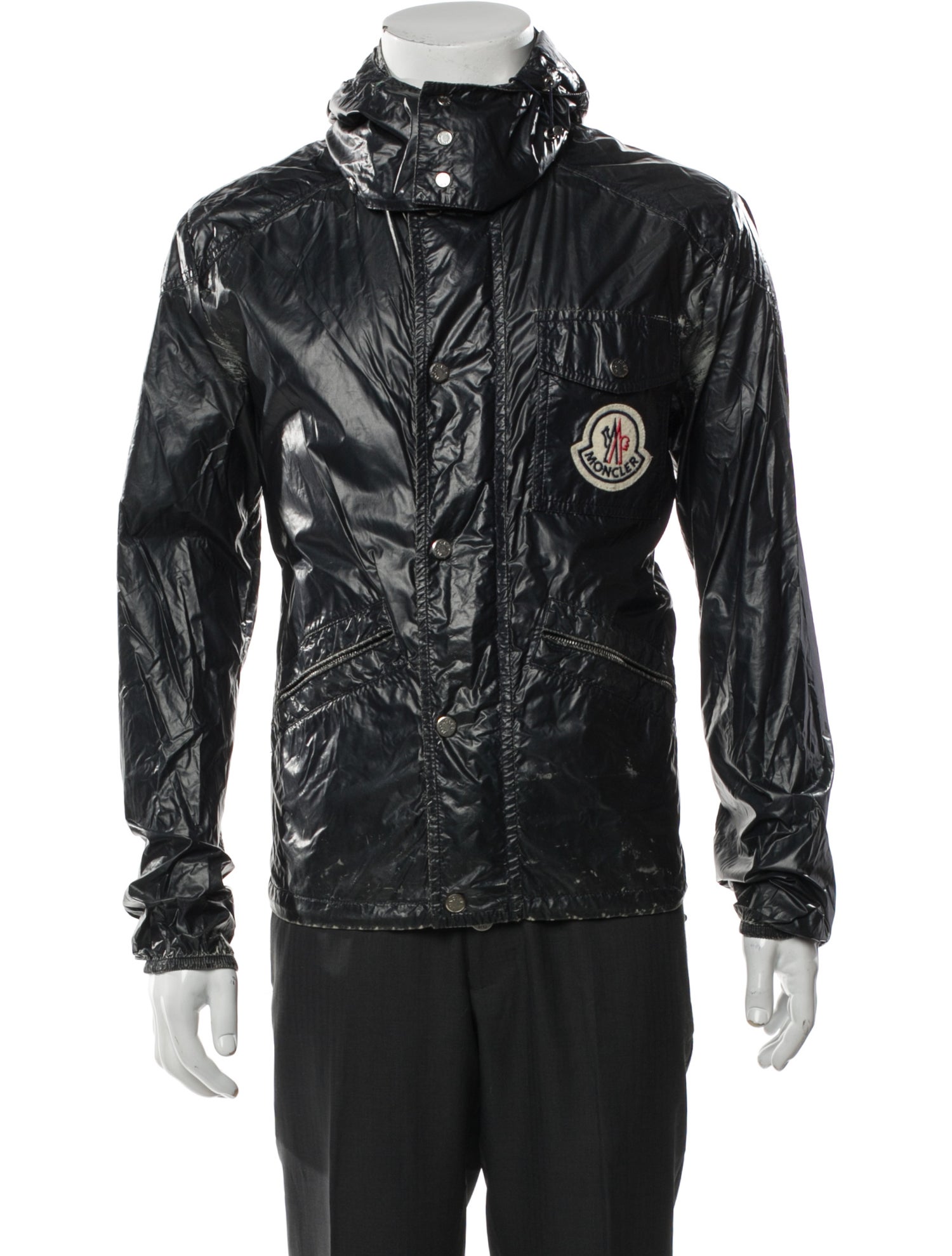 Moncler Quilted Pattern Parka - Grey Outerwear, Clothing - MOC158581 ...