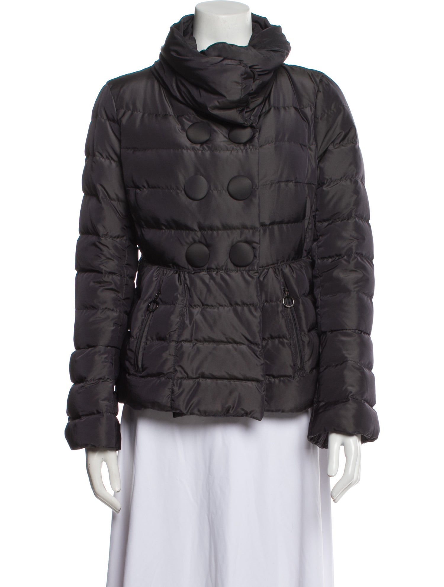 Moncler Nylon Jacket - Grey Jackets, Clothing - MOC159527 | The RealReal