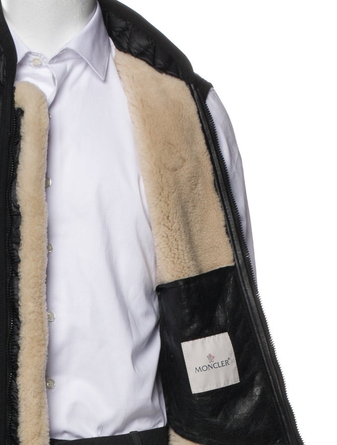Moncler Colorblock Pattern Vest - Black Outerwear, Clothing - MOC164383 ...