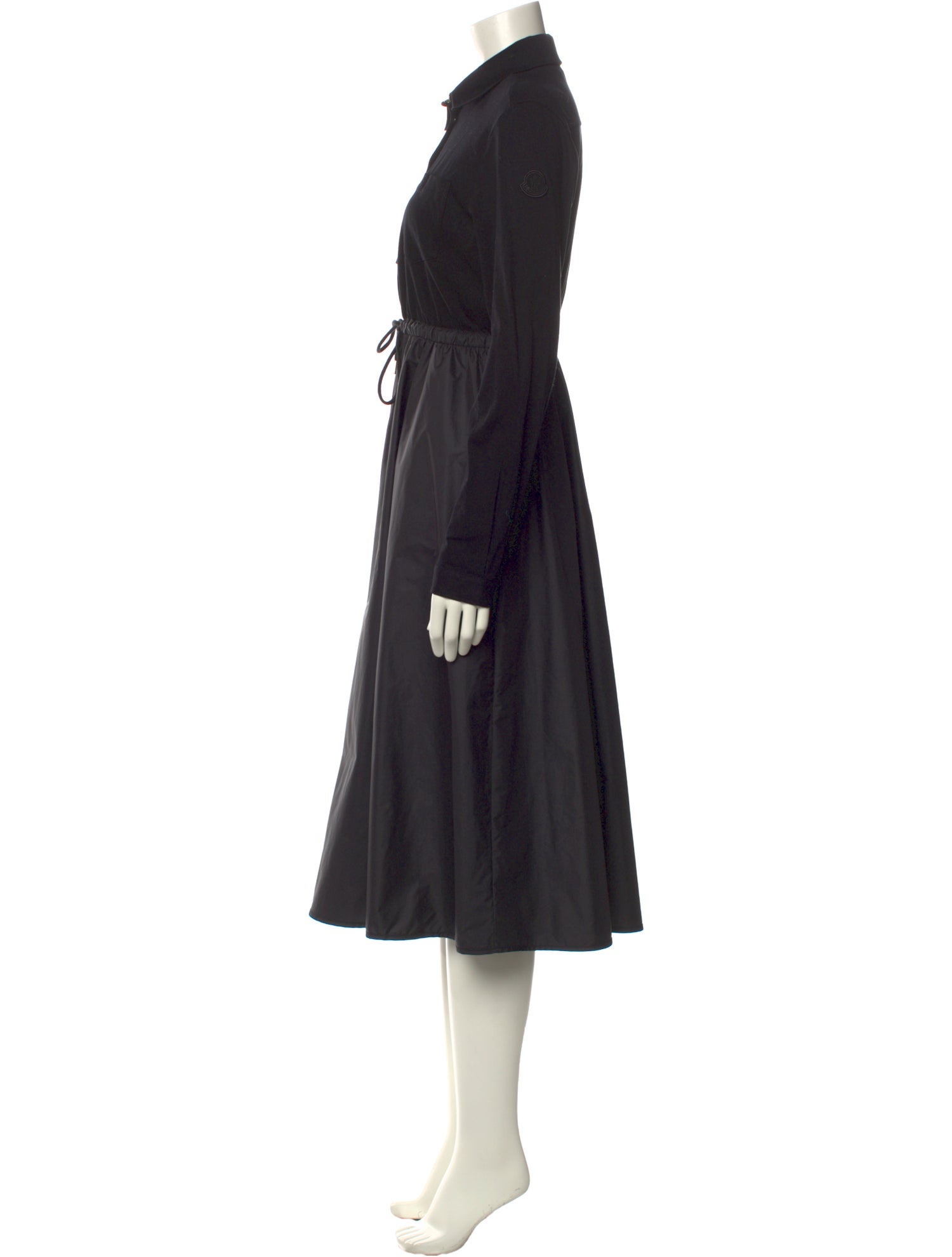 Moncler Midi Length Dress w/ Tags - Black Dresses, Clothing - MOC175295 ...