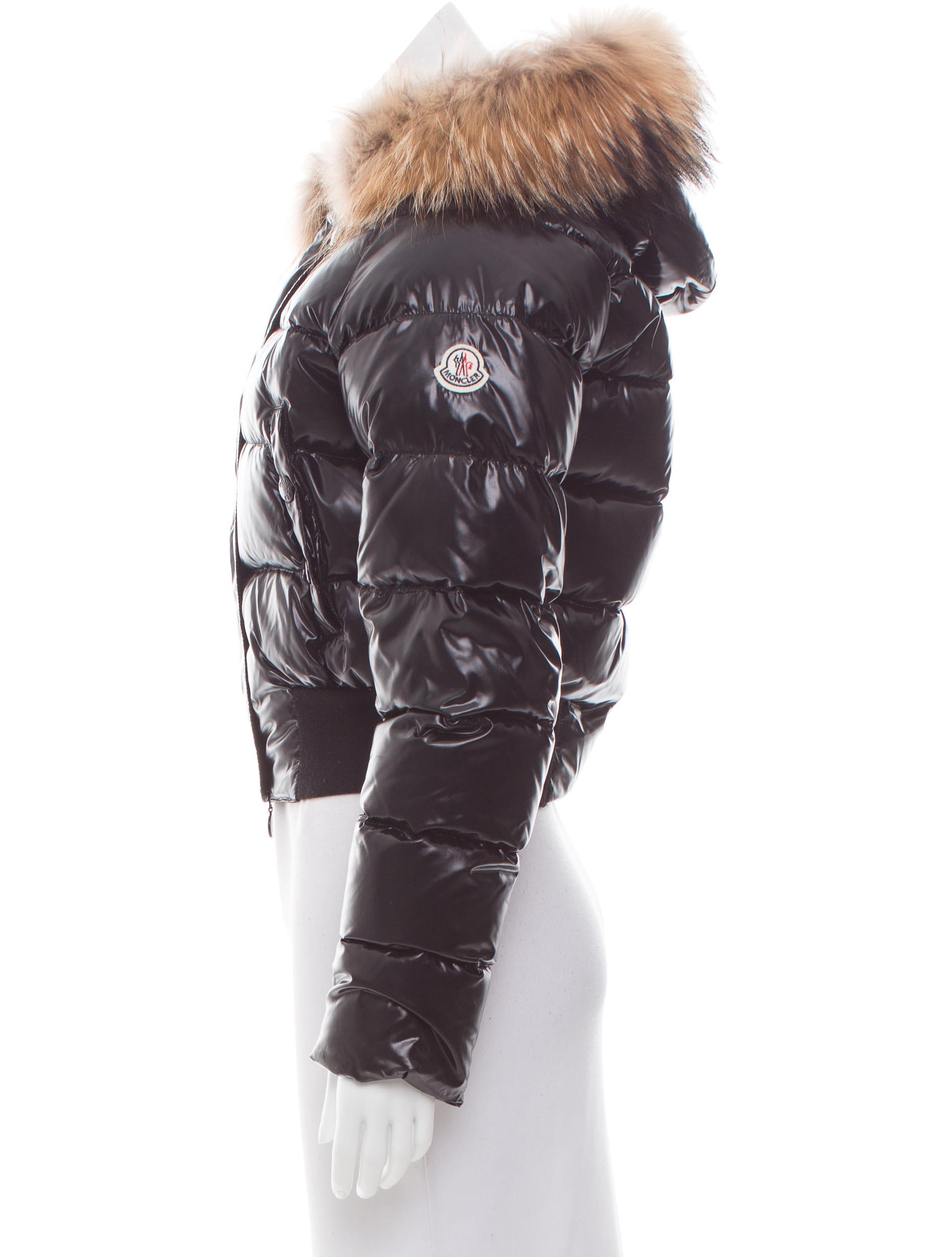 Moncler Fur-Trimmed Alpin Coat - Black Coats, Clothing - MOC27062 | The ...