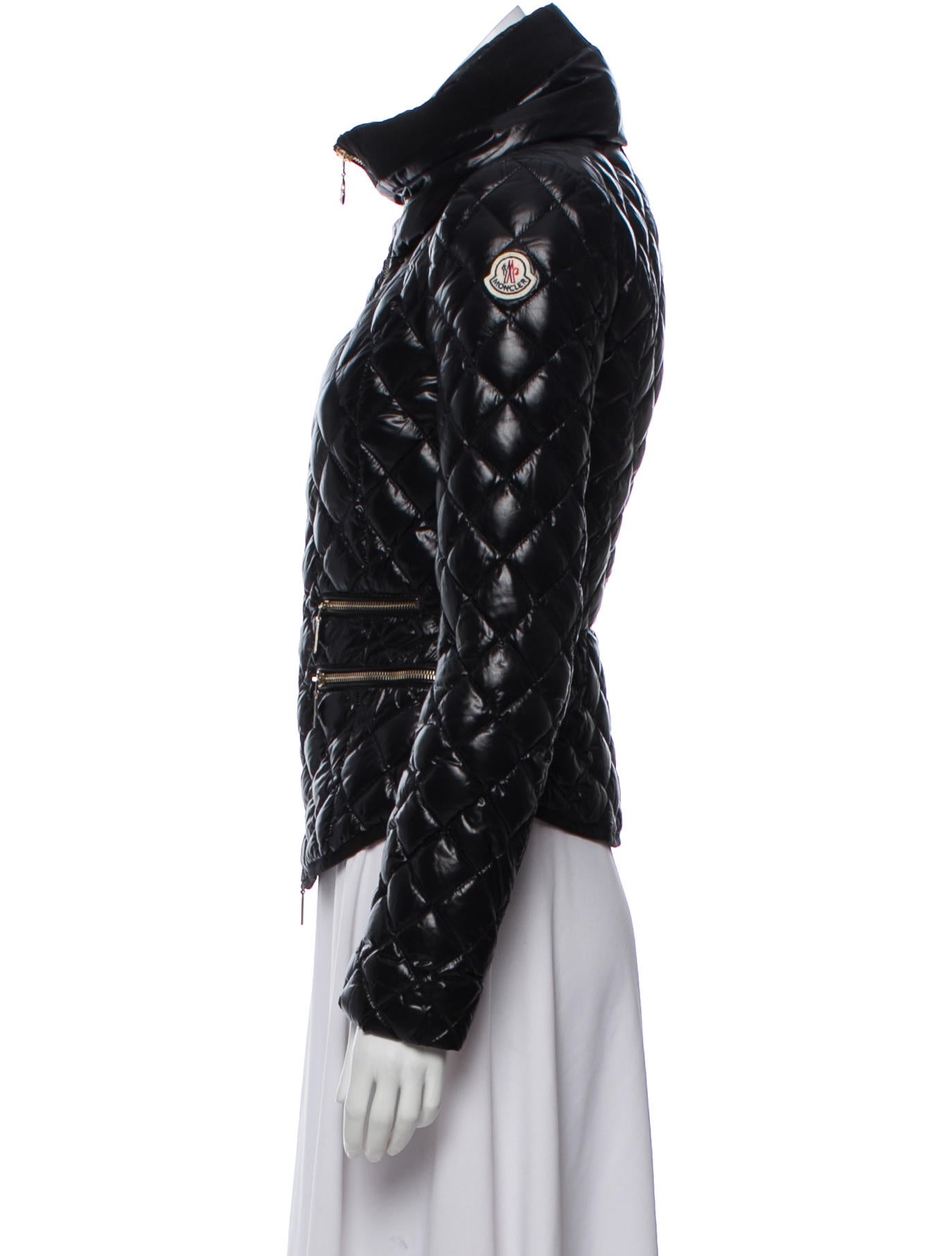 Moncler Guery Down Jacket - Black Coats, Clothing - MOC31485 | The RealReal