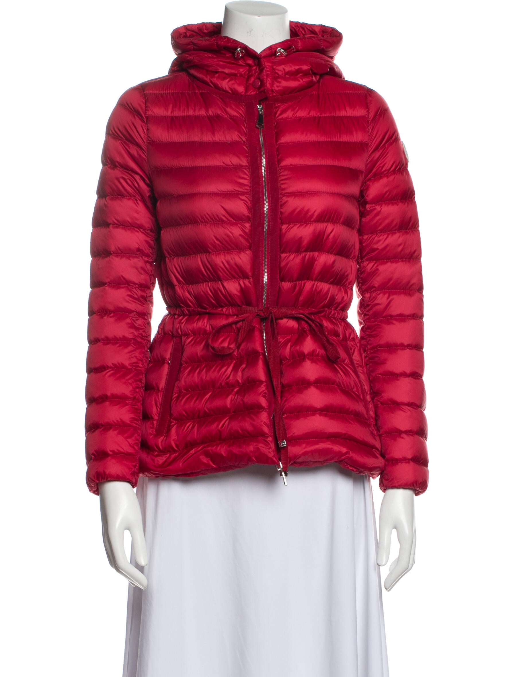 Moncler Raie Down Jacket - Red Jackets, Clothing - MOC92341 | The RealReal