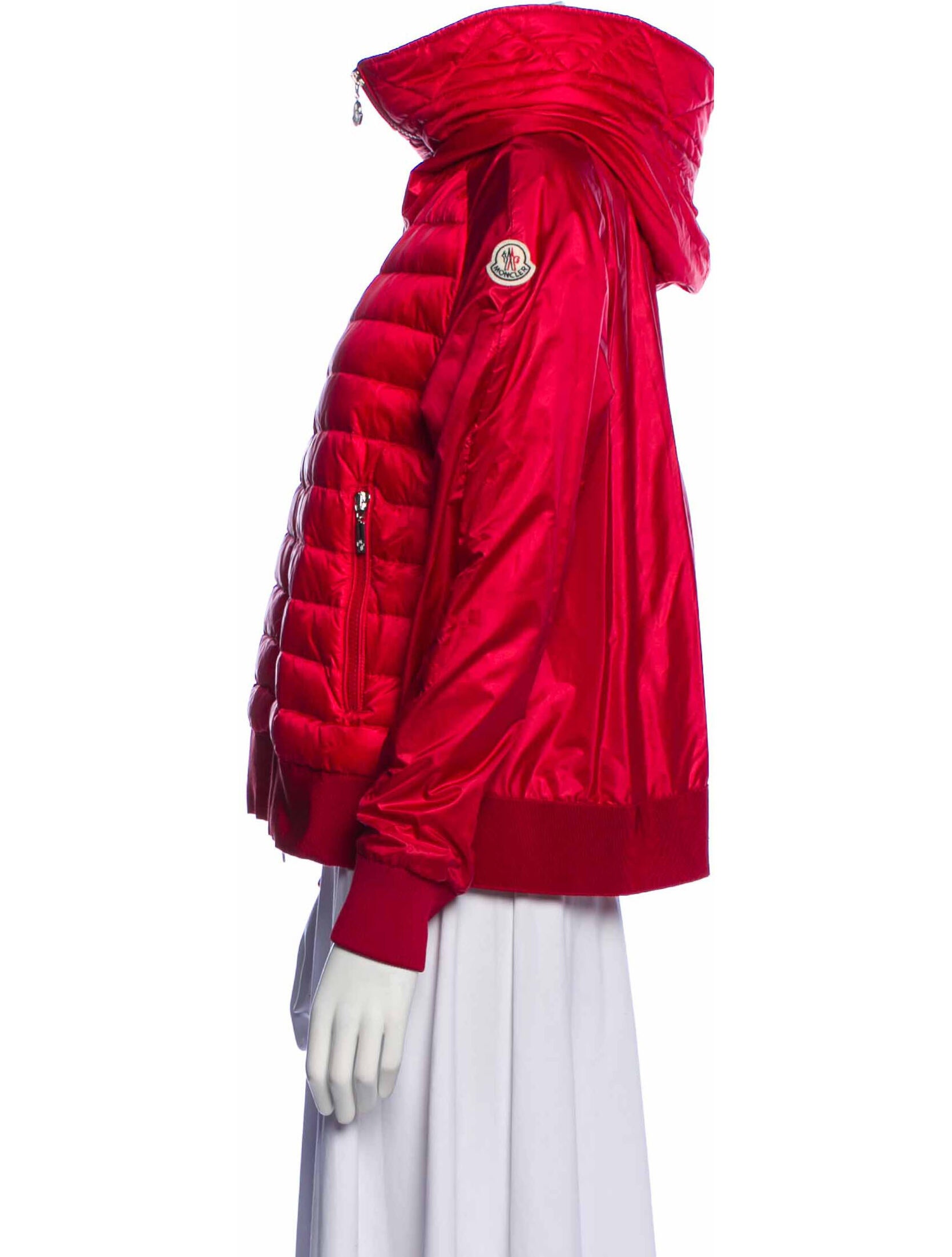 Moncler Down Jacket - Red Jackets, Clothing - MOC95963 | The RealReal
