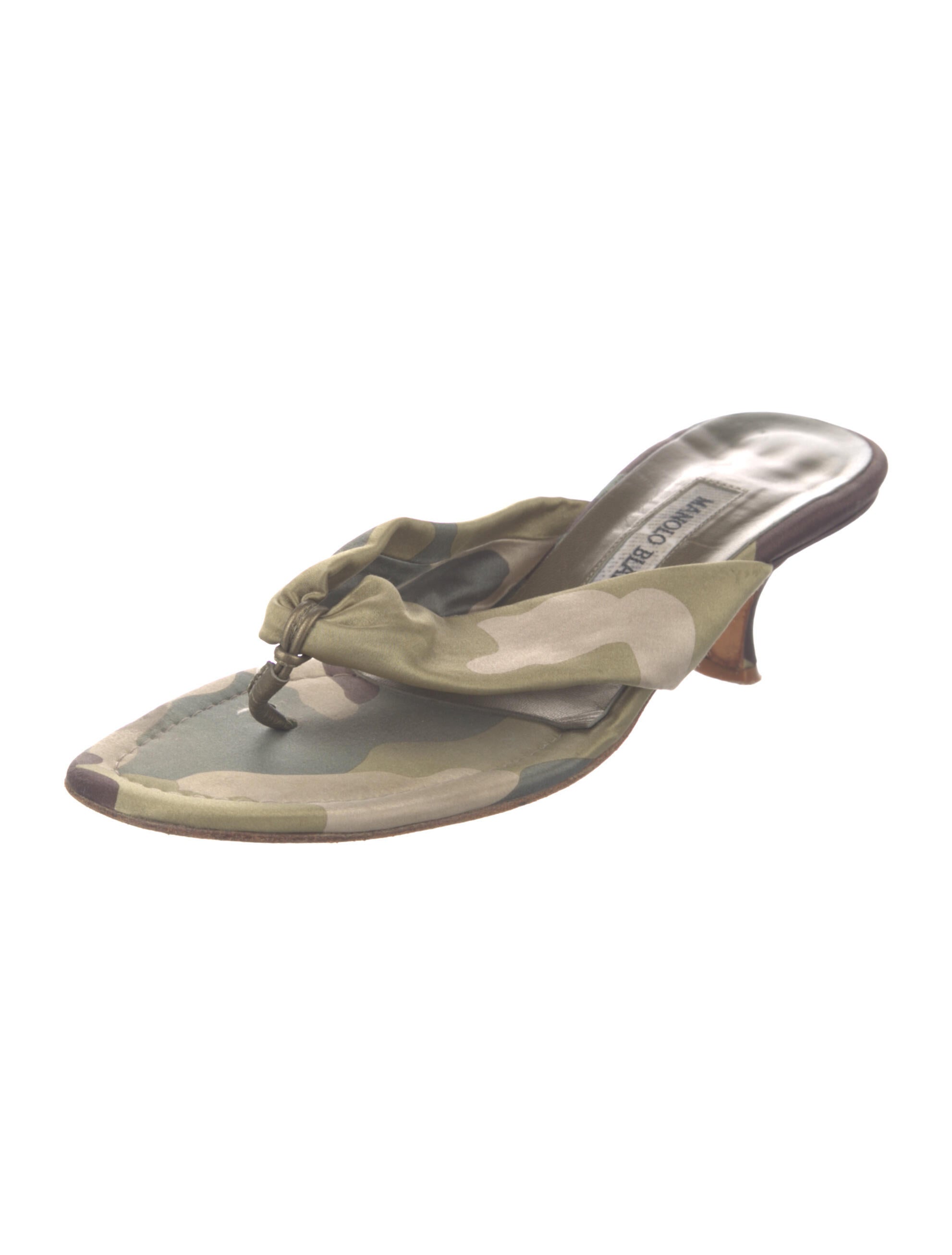 Manolo Blahnik Cherry Sandals - Green Sandals, Shoes - MOO33426 | The ...