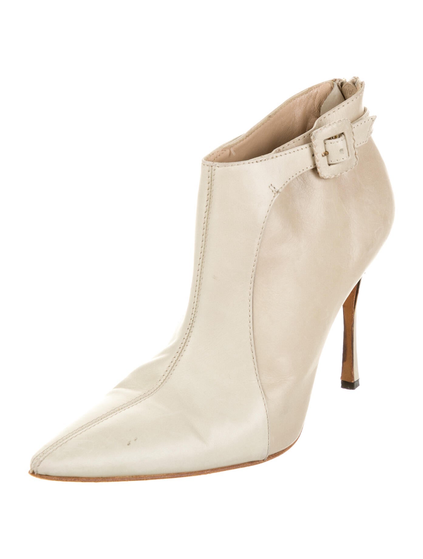 Manolo Blahnik Boots - Brown Boots, Shoes - MOO29500 | The RealReal