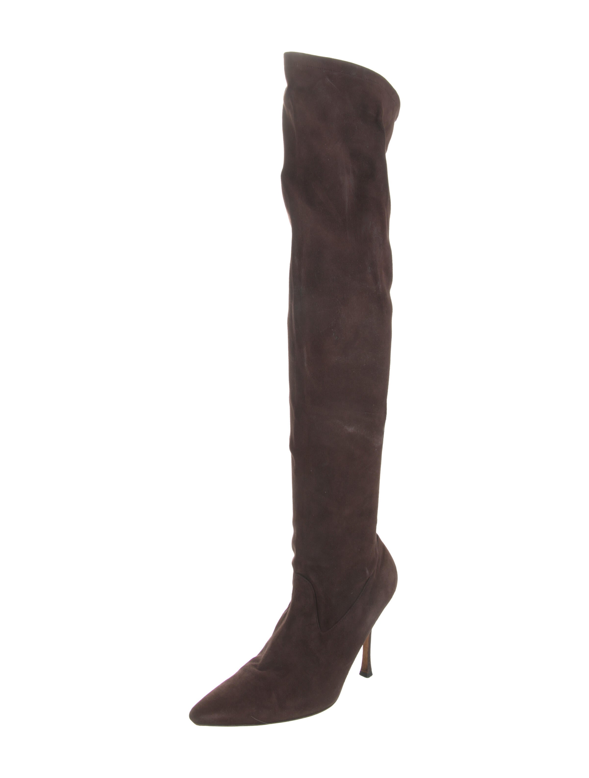Manolo Blahnik Boots - Brown Boots, Shoes - MOO29500 | The RealReal