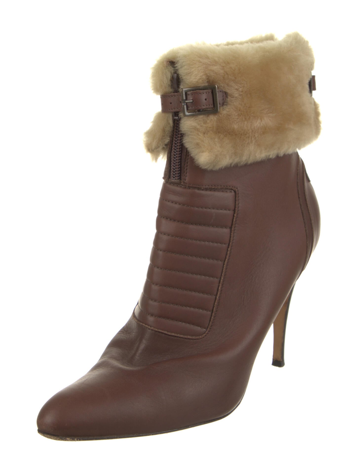 Manolo Blahnik Python Boots - Brown Boots, Shoes - MOO23121 | The RealReal