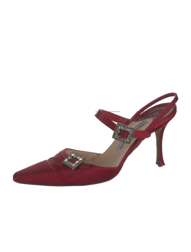 Mach & Mach Floral Print D'Orsay Pumps - Pink Pumps, Shoes - WMHAM21853 ...