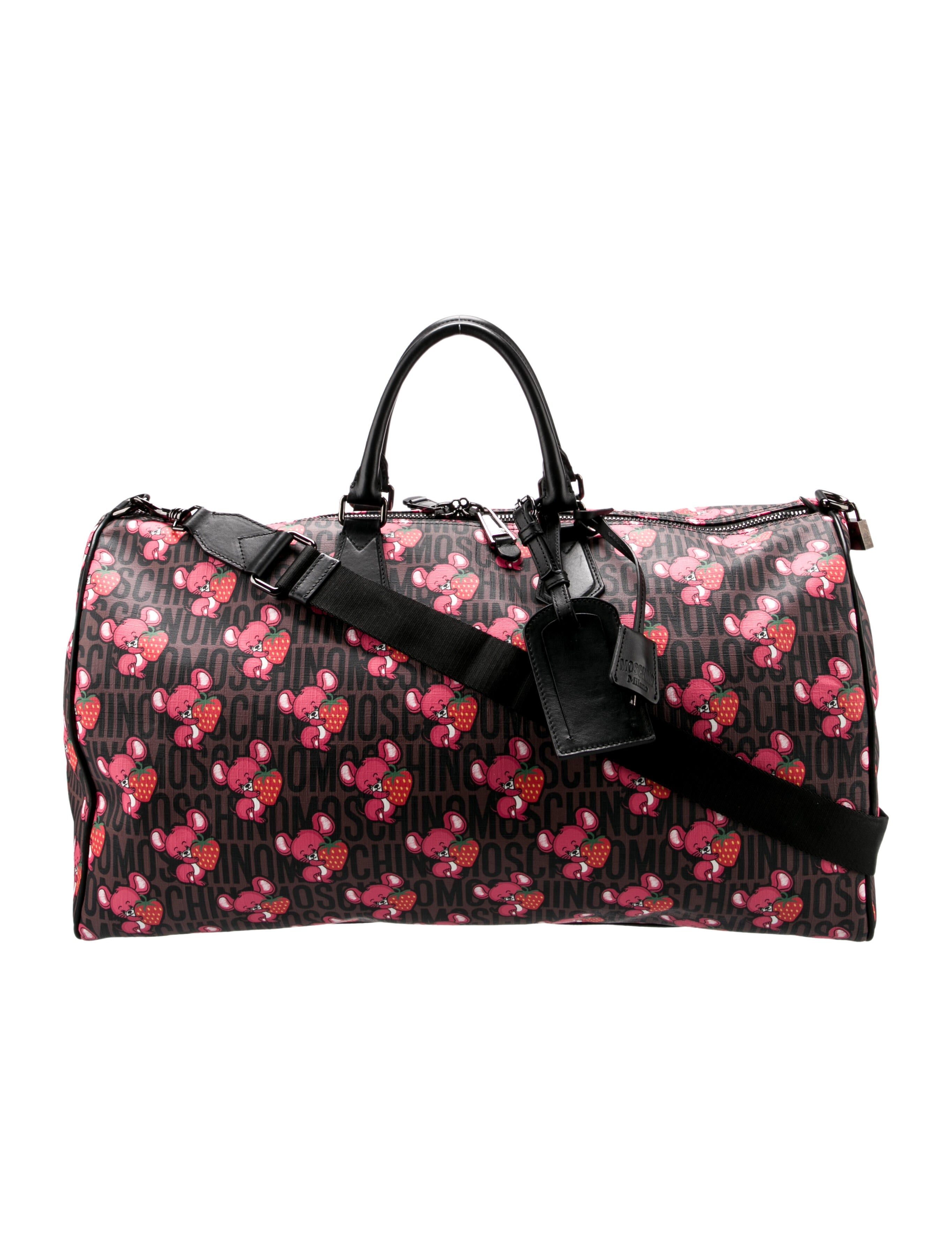 Jimmy Choo Leather-Trimmed Duffle Bag - Black Luggage and Travel ...