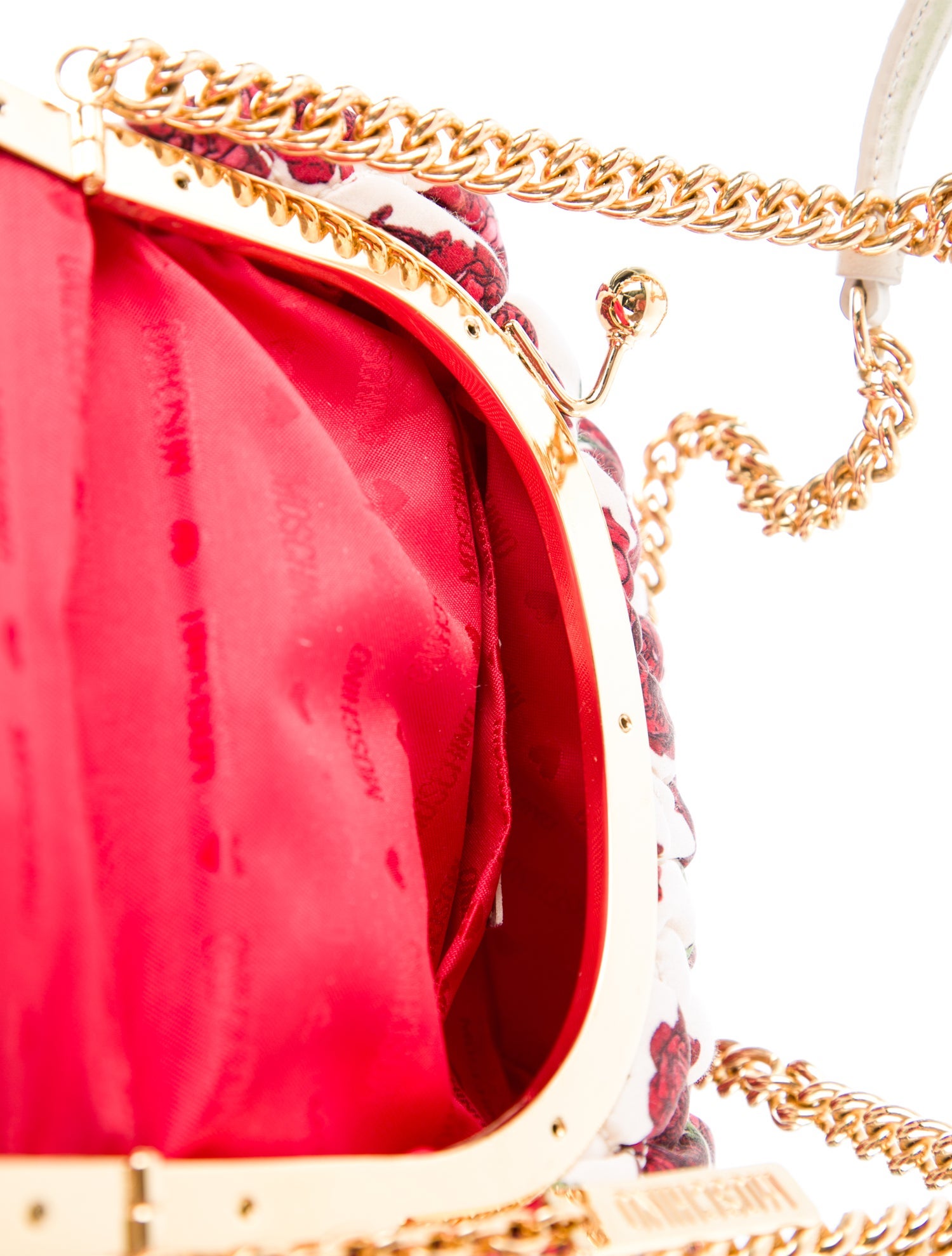 Moschino Printed Satin Shoulder Bag - Neutrals Shoulder Bags, Handbags ...