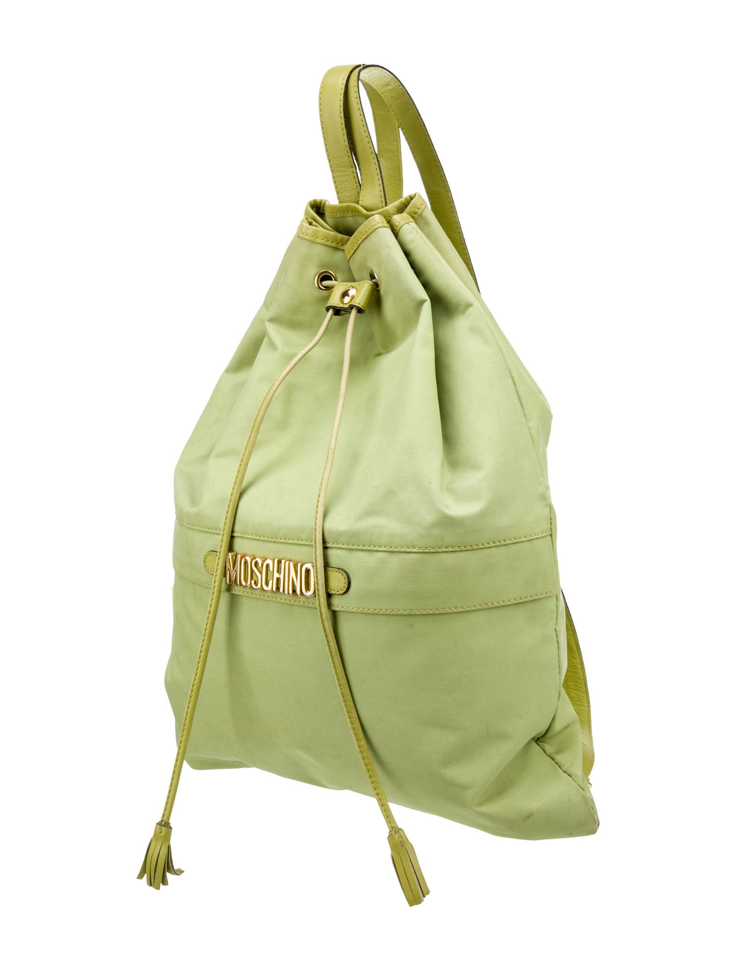Moschino Nylon Backpack - Green Backpacks, Handbags - MOS77705 | The ...