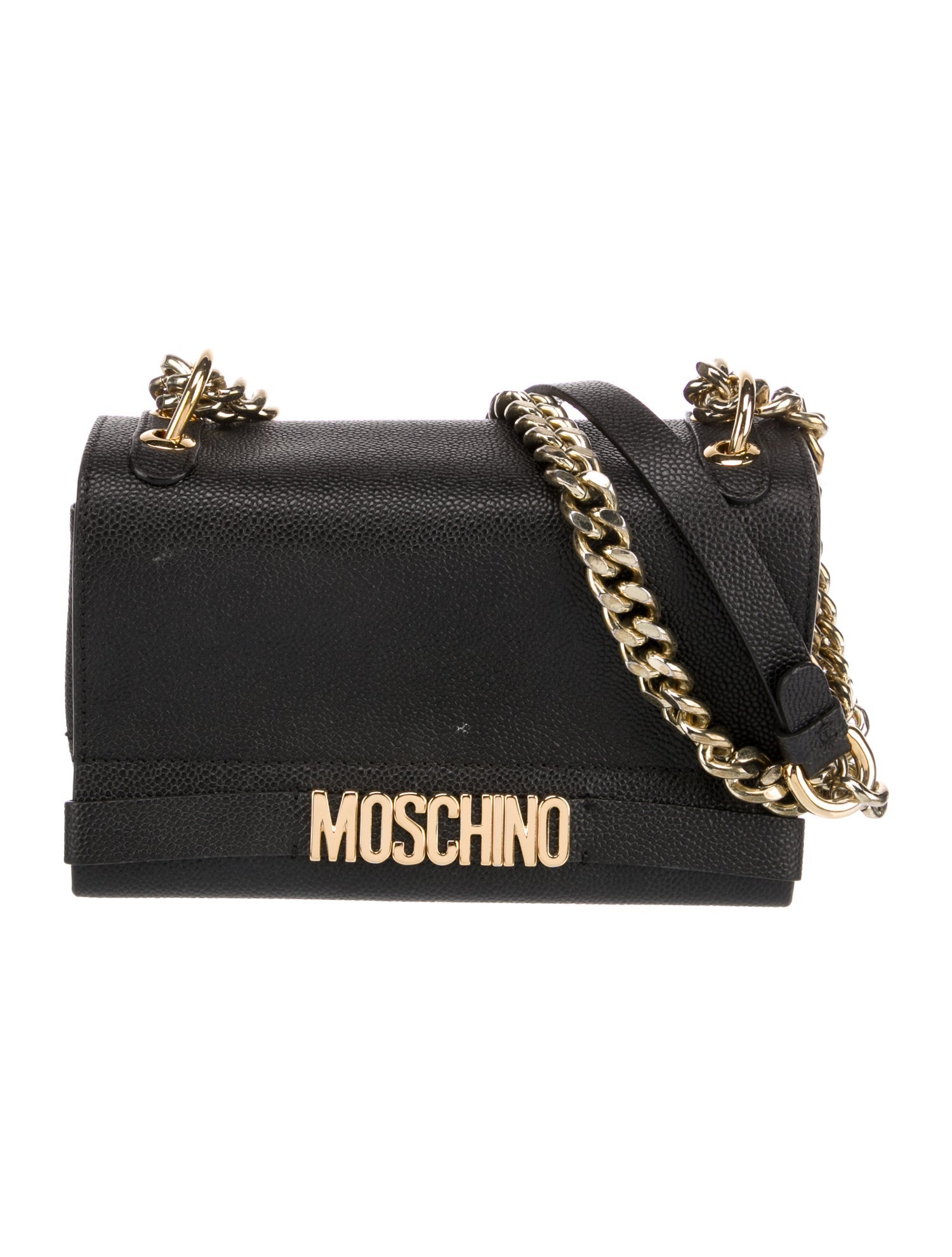 Moschino Leather Crossbody Bag - Black Crossbody Bags, Handbags ...