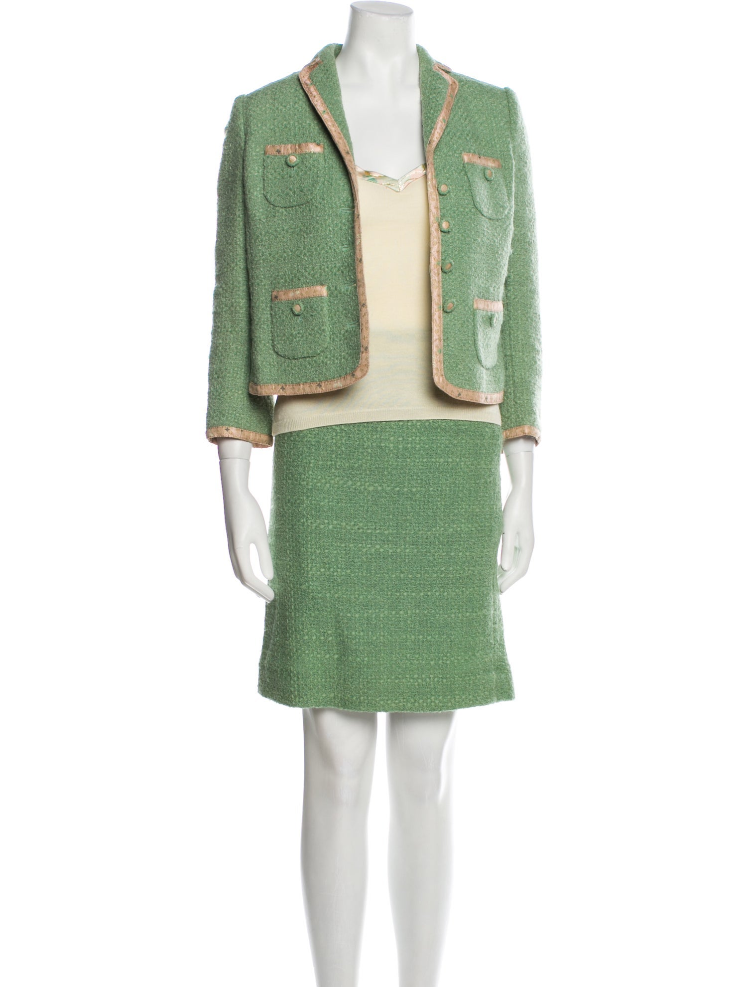 Moschino Vintage 2000's Skirt Suit - Neutrals Suits and Sets, Clothing ...