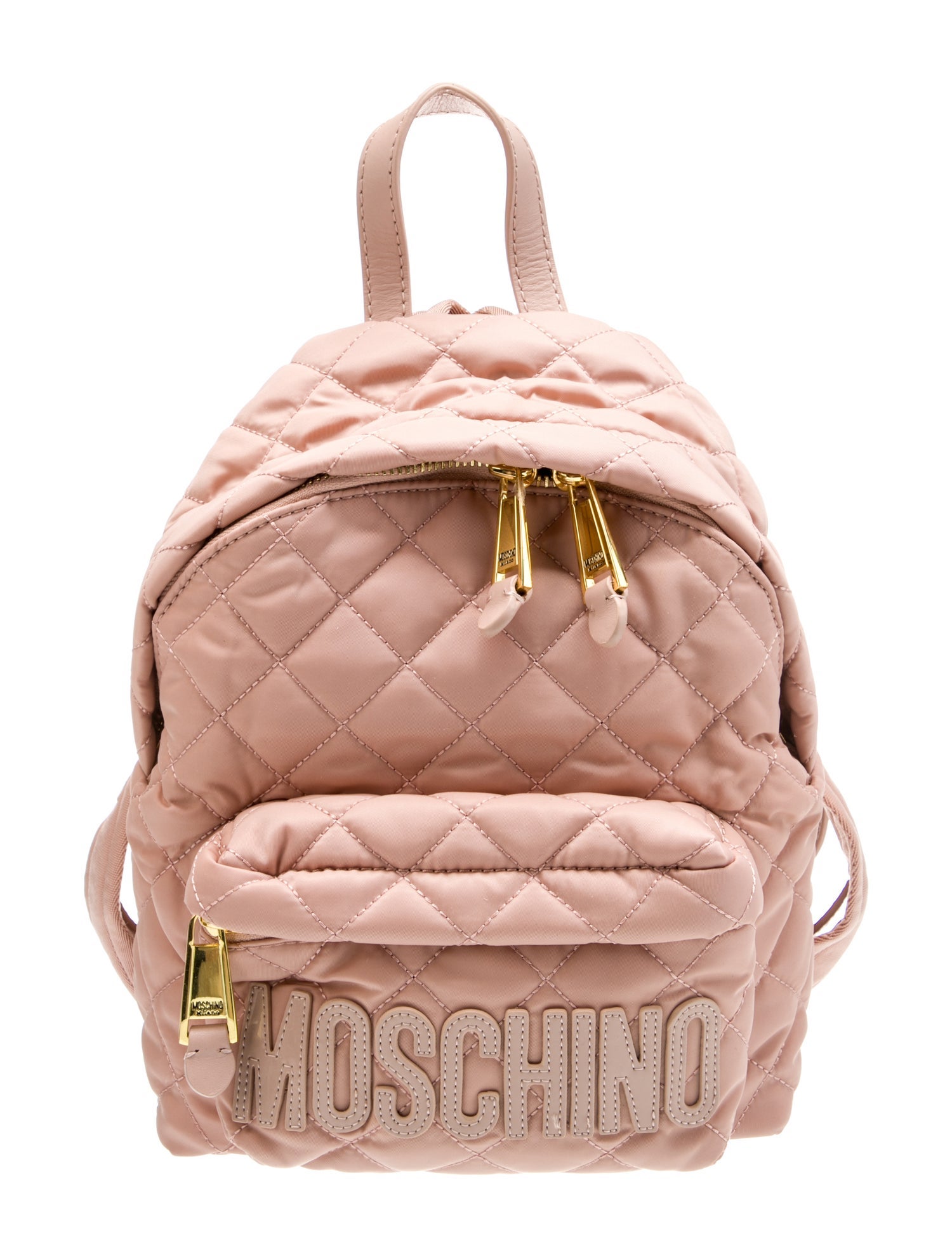 Moschino Nylon Backpack - Neutrals Backpacks, Handbags - MOS84865 | The ...