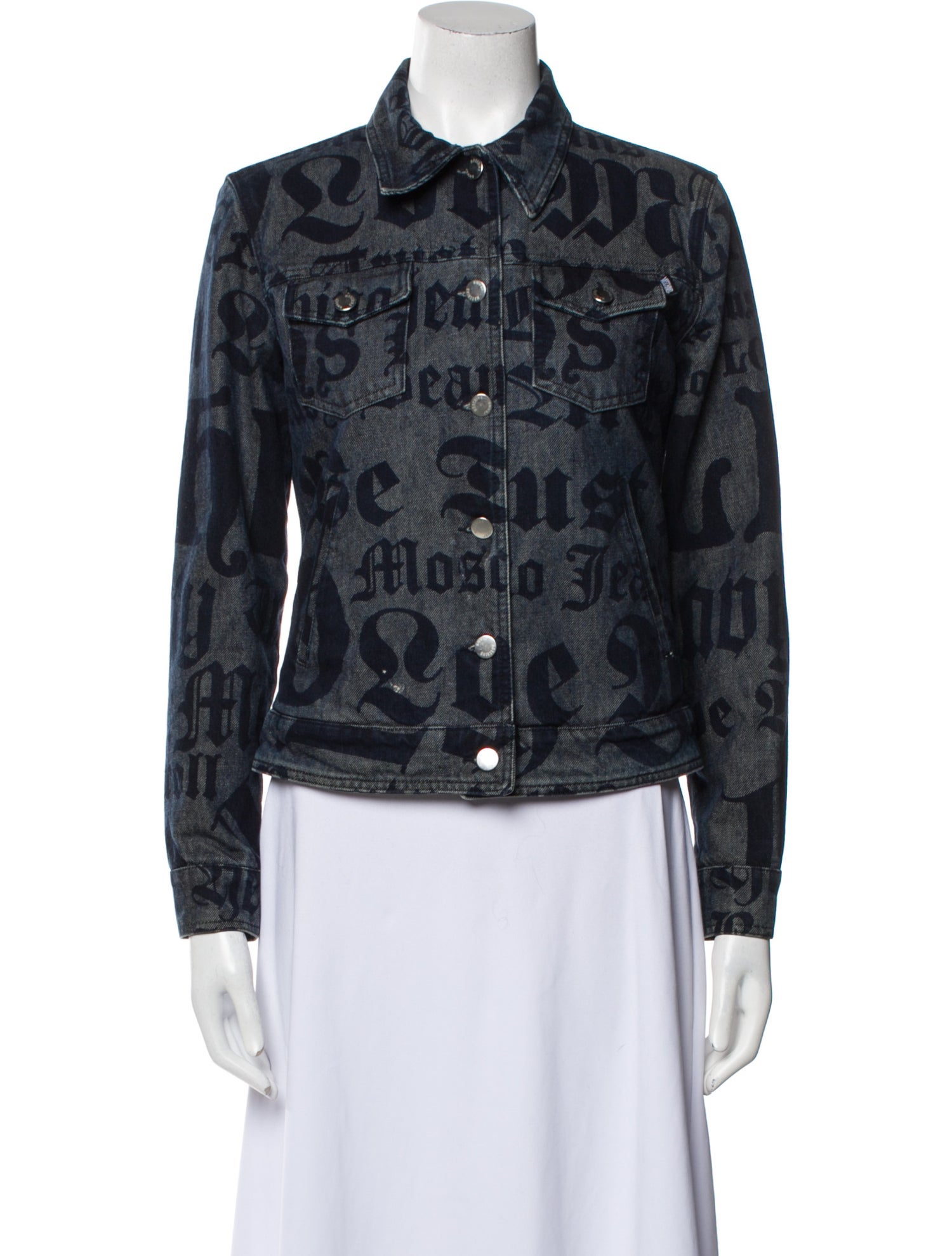 Moschino Vintage Late 1990's - Early 2000's Denim Jacket - Blue Jackets ...