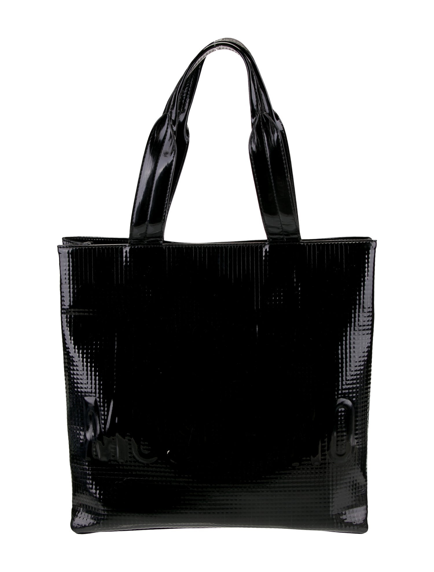 Moschino Leather Tote - Black Totes, Handbags - MOS86811 | The RealReal