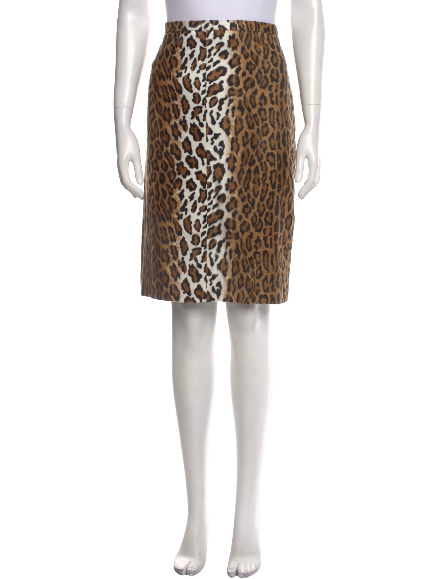 Moschino Cheap and Chic Animal Print Mini Skirt - Neutrals Skirts ...