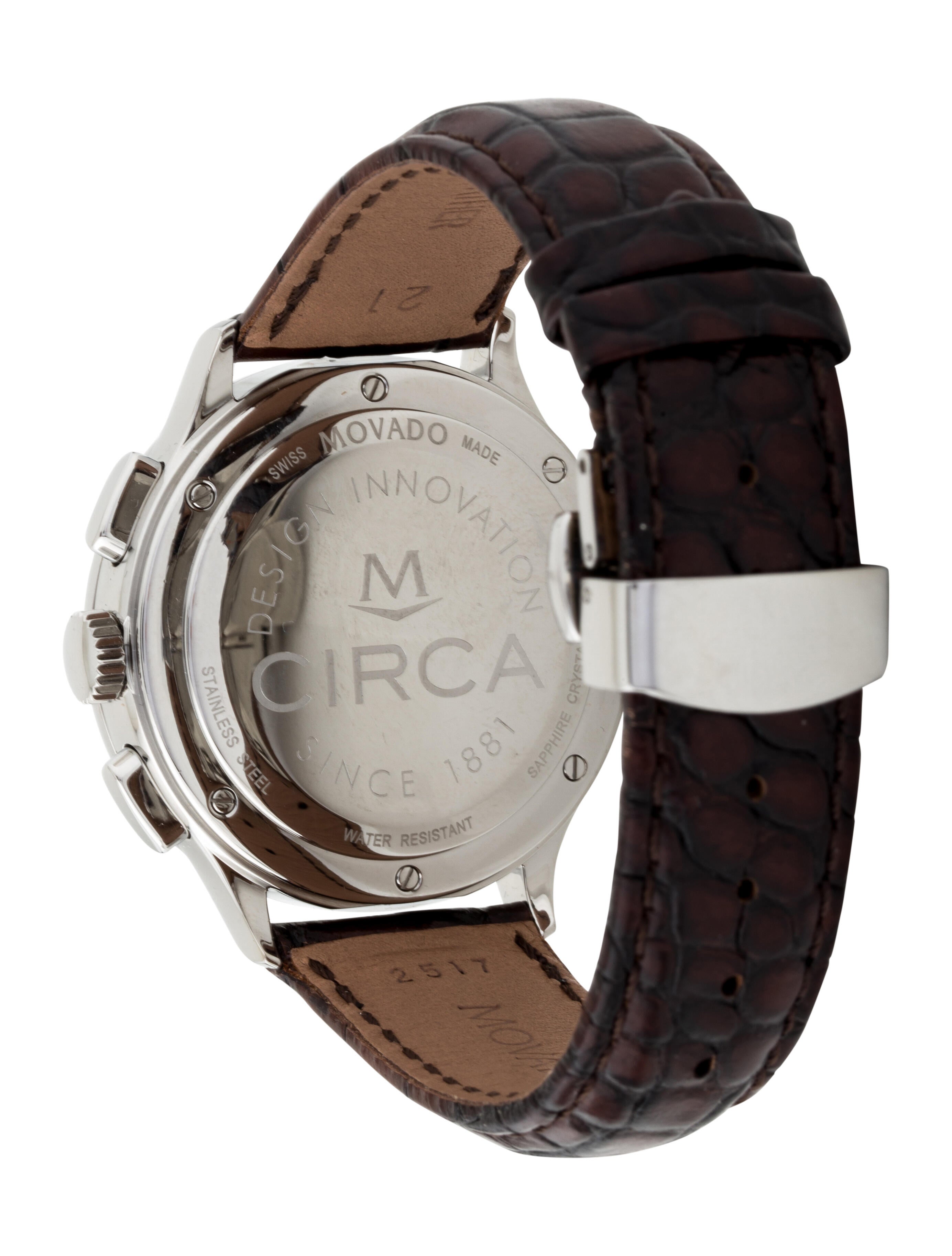 Movado Circa Chronograph Watch - 35.1.14.1184 | The RealReal