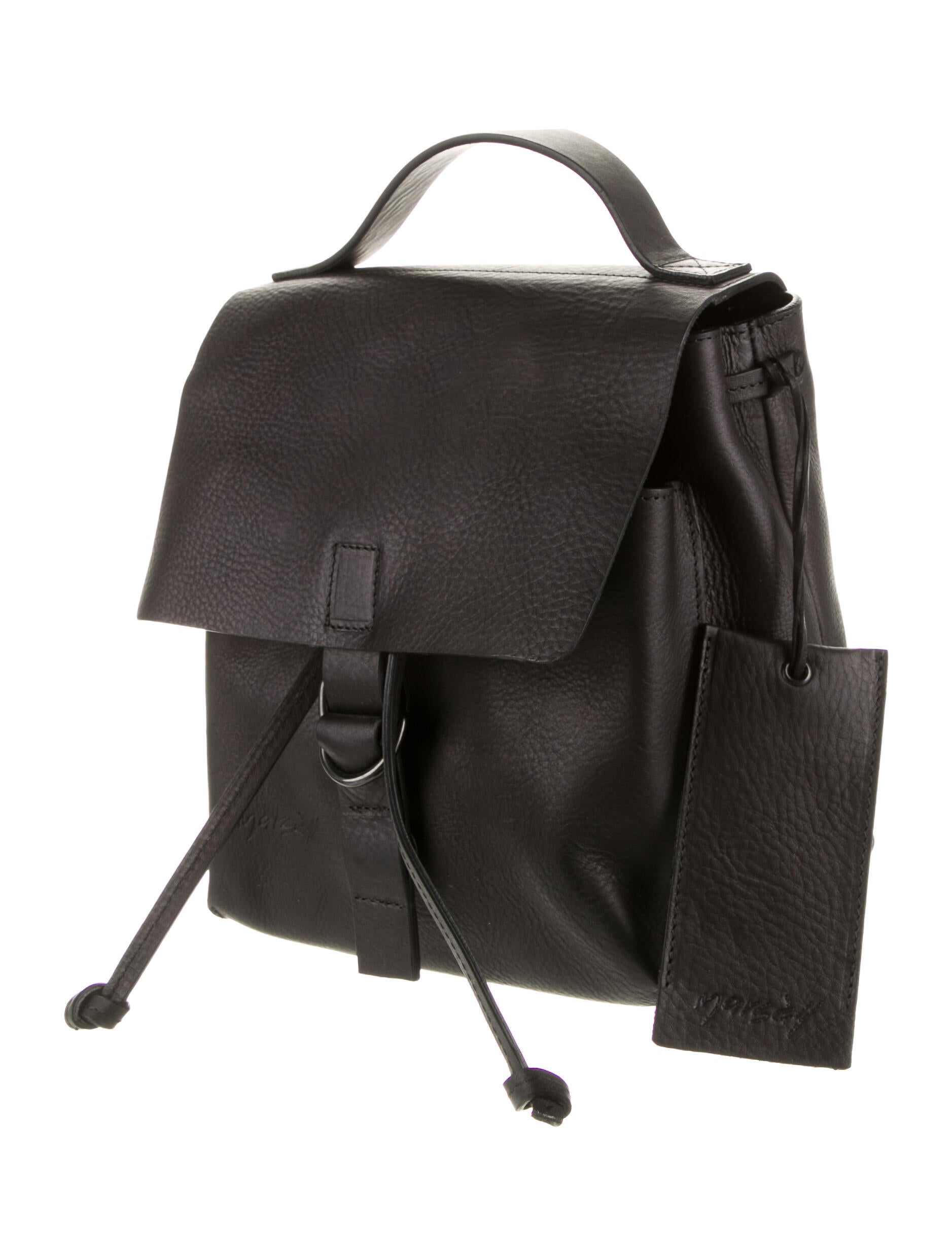 Marsèll Leather Backpack - Black Backpacks, Handbags - MRC28551 | The ...