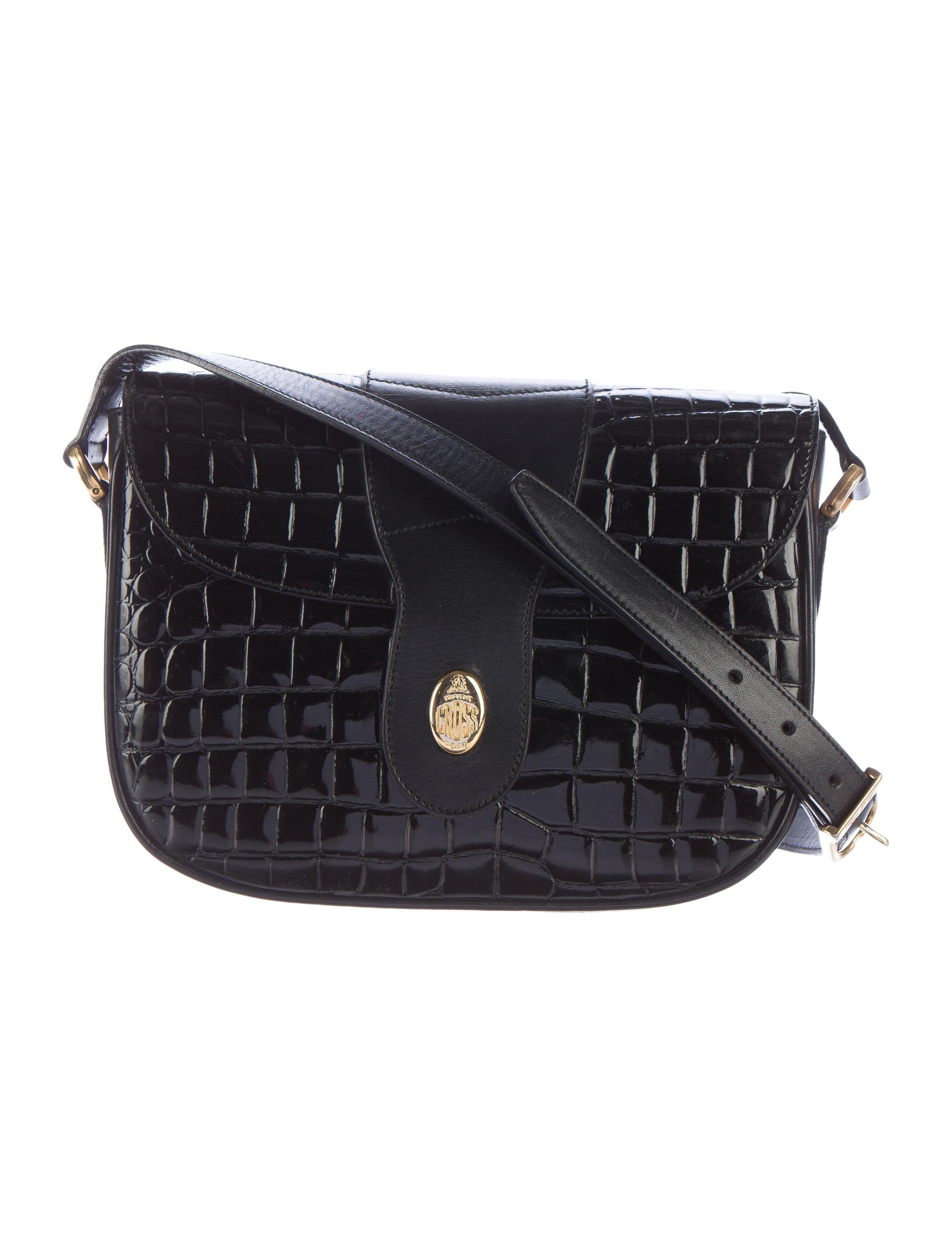 Mark Cross Crocodile Flap Crossbody - Handbags - MRK20283 | The RealReal