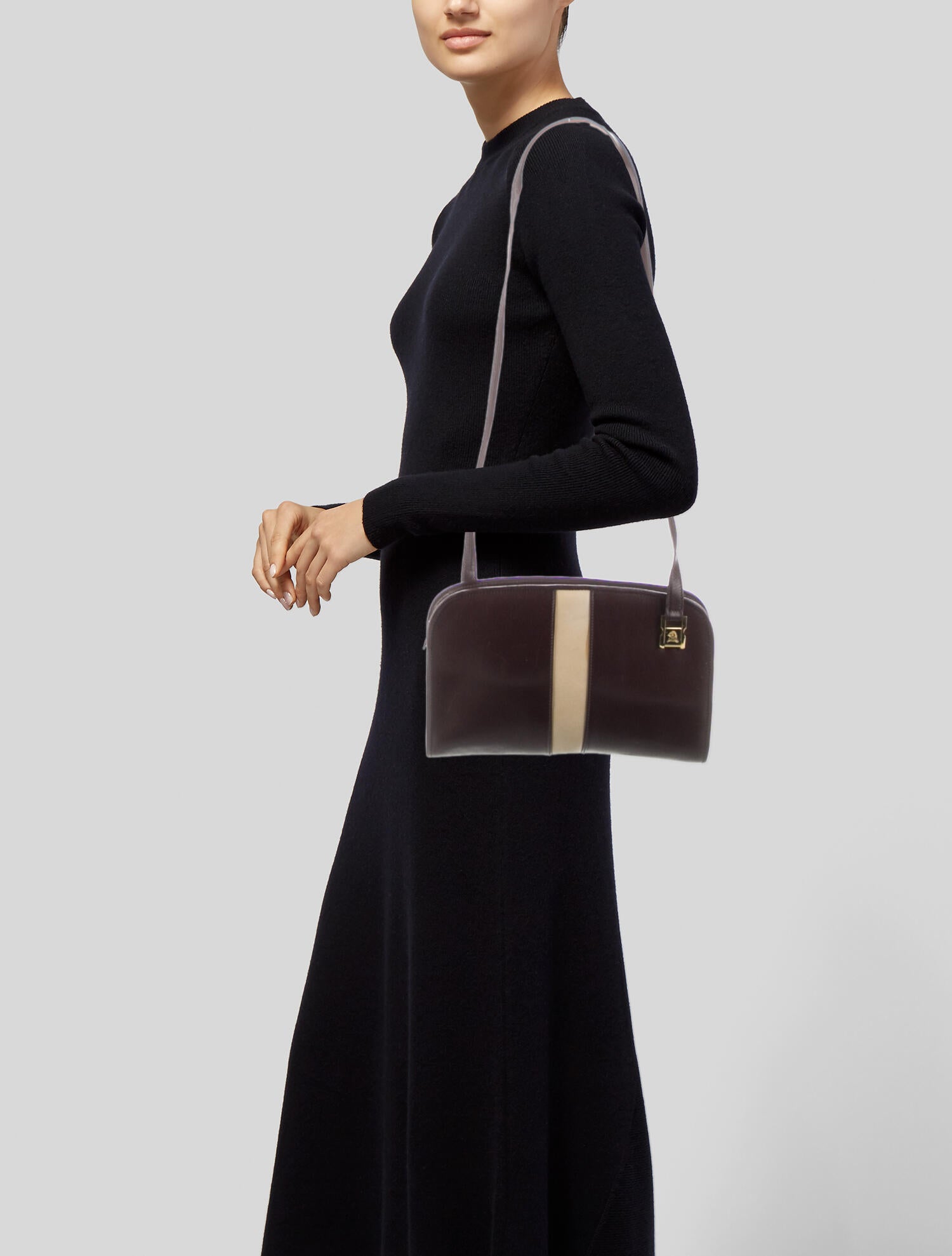 Mark Cross Leather-Trimmed Canvas Crossbody Bag - Brown Crossbody Bags ...