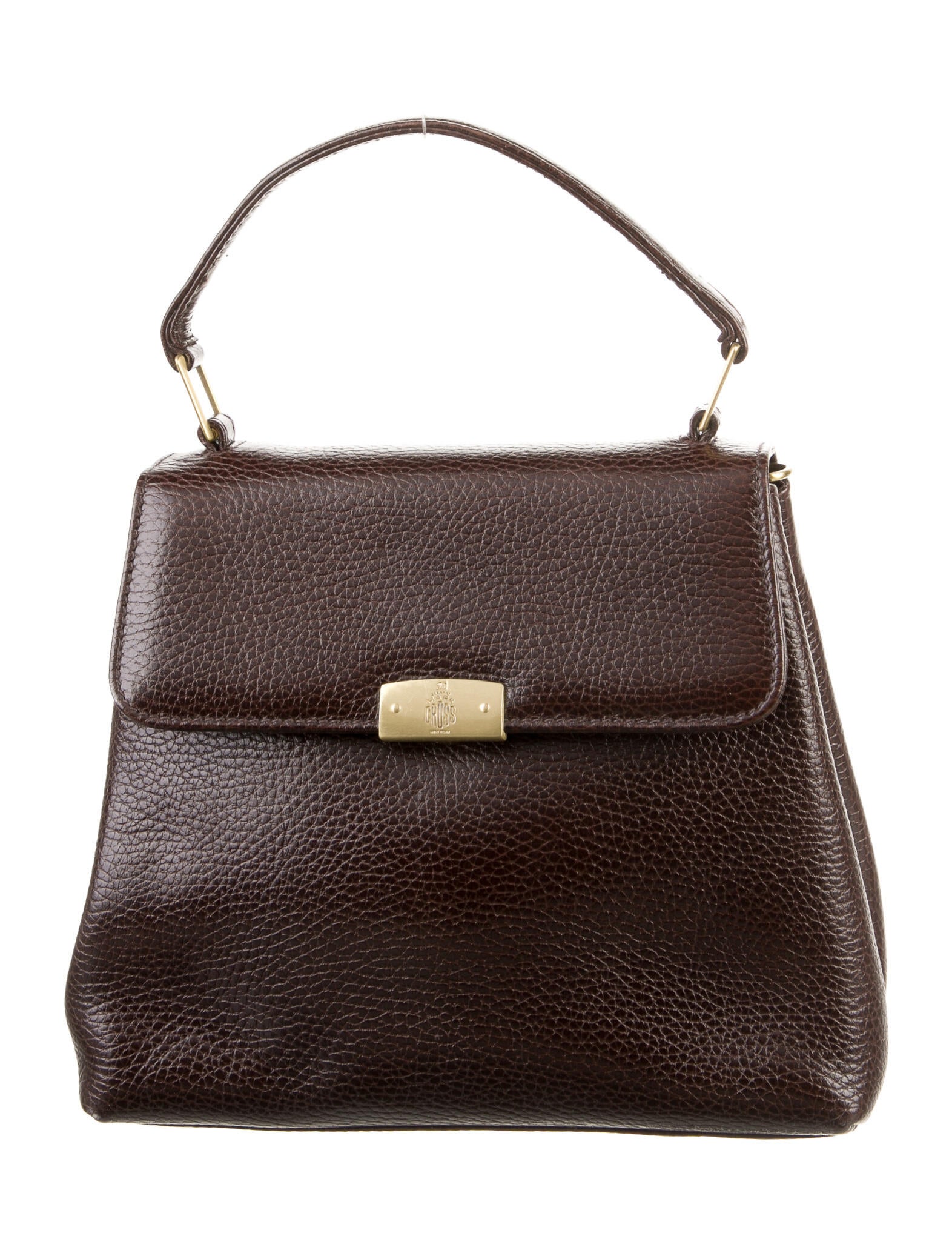 Mark Cross Small Grace Box Bag - Brown Handle Bags, Handbags - MRK20243 ...