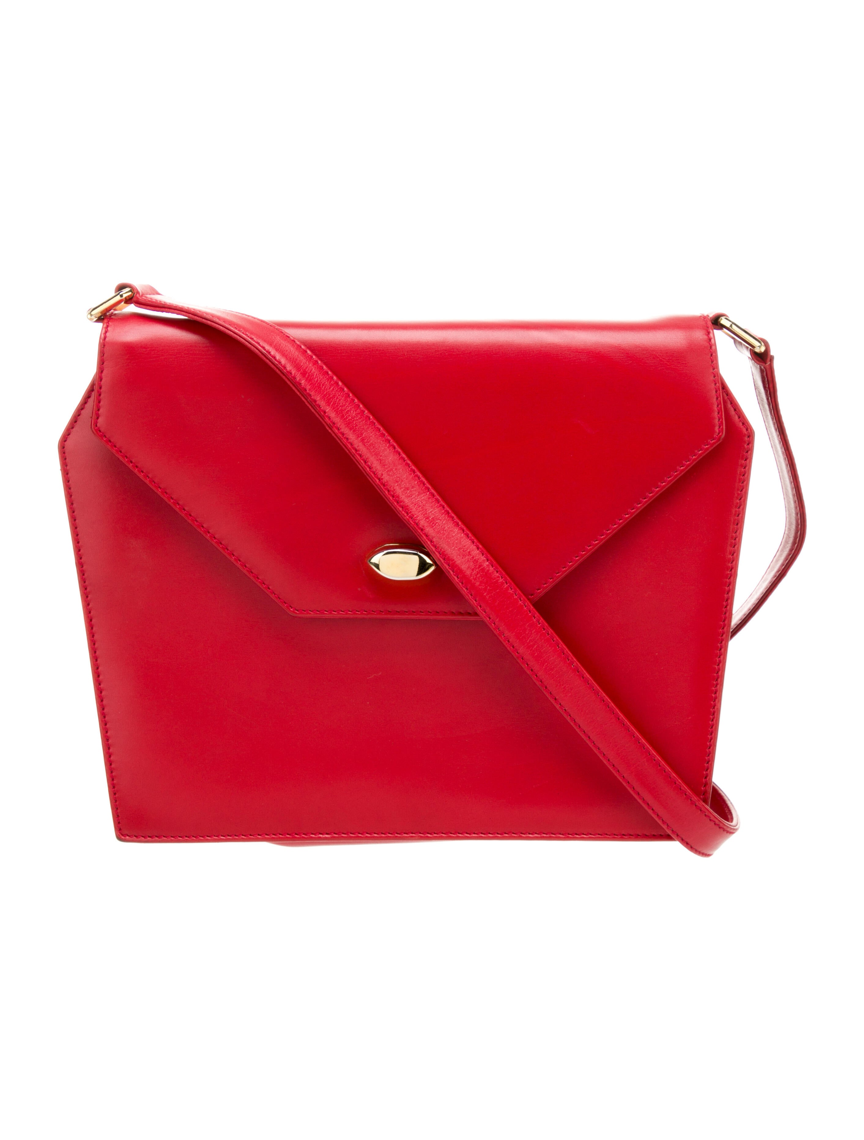 Mark Cross Leather Crossbody Bag - Red Crossbody Bags, Handbags ...