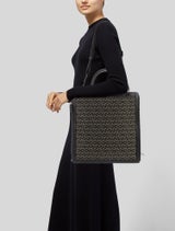 Mark Cross Monogram Canvas Tote Bag - Black Totes, Bags - MRK26609 ...