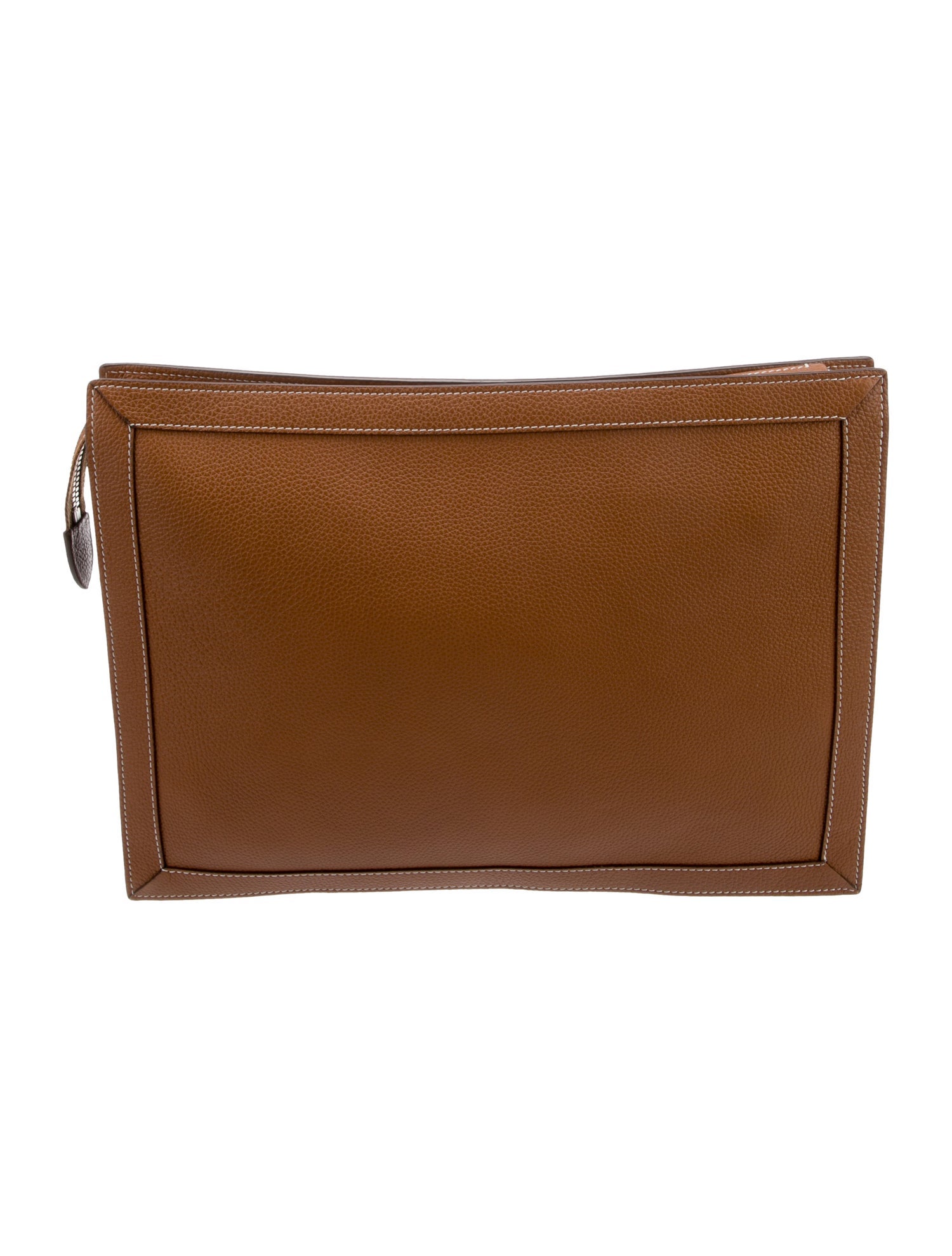 Mark Cross Leather Pouch - Brown Portfolios & Pouches, Bags - MRK26660 ...